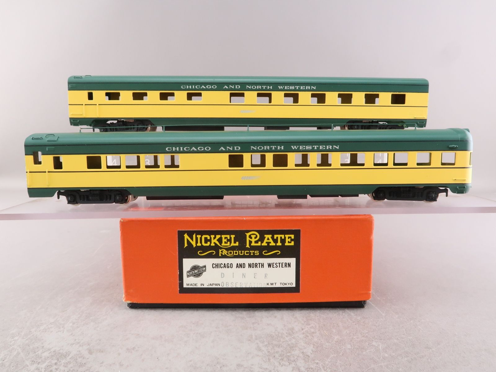 HO Brass Model - NPP C&NW Chicago & Northwestern Diner + Observation ...