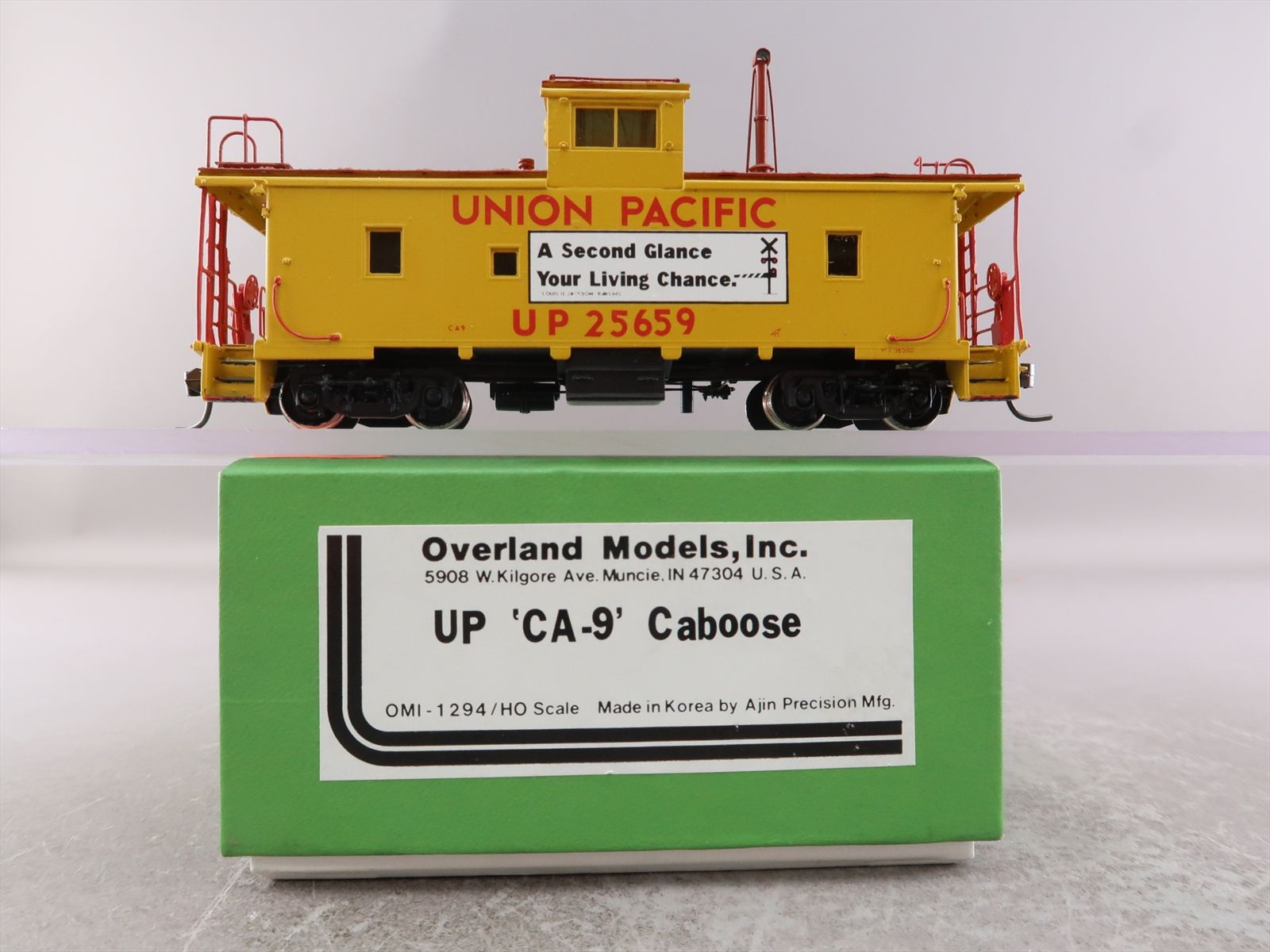 HO Brass Model - OMI 1294 UP Union Pacific CA-9 Caboose #25659 - Custom ...