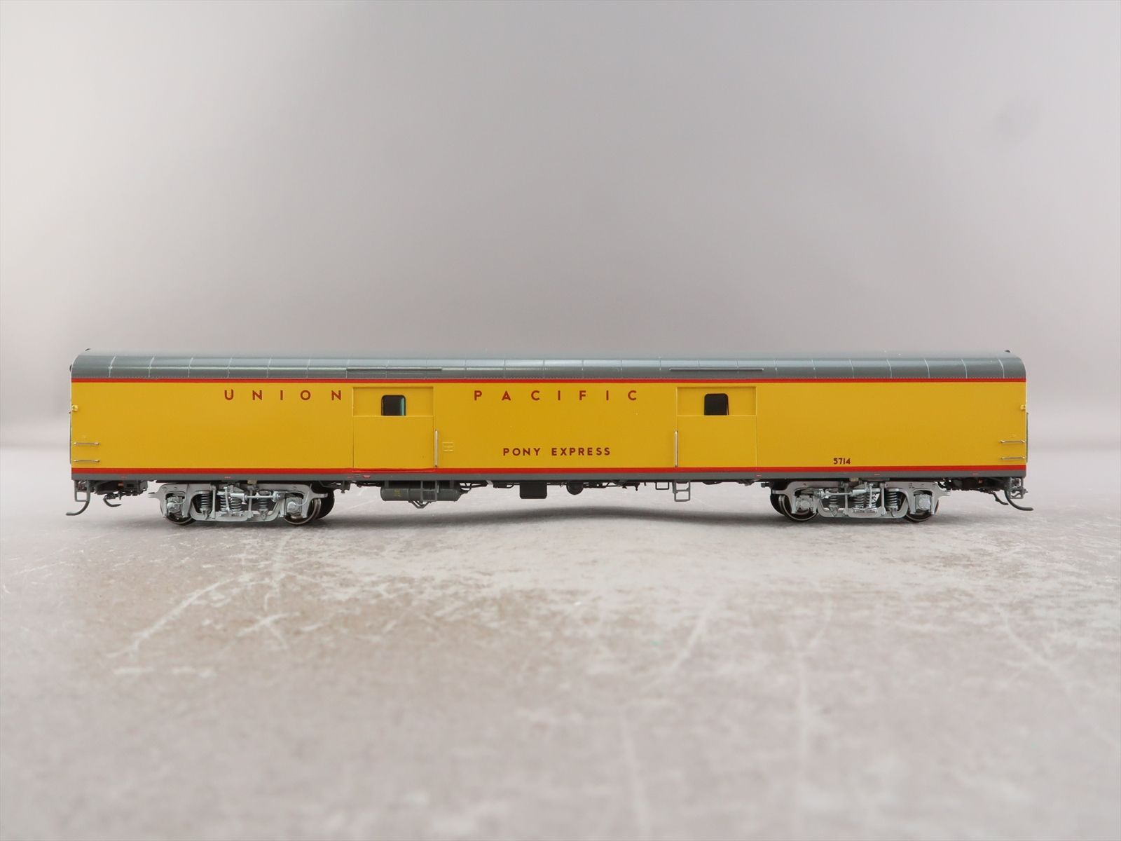 HO Brass Model - OMI 3440.1 UP Union Pacific Pony Express Baggage Car ...