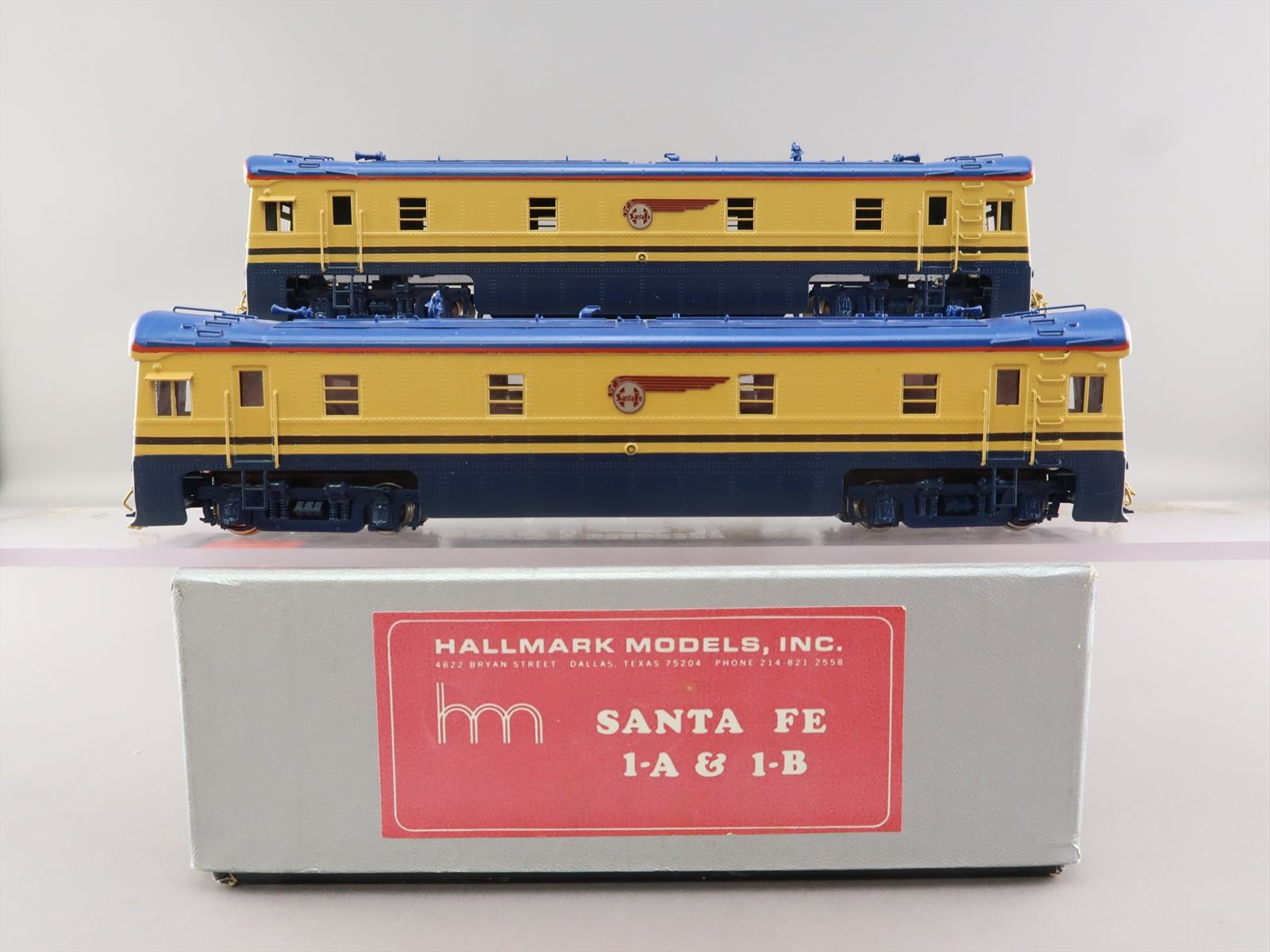 HO Brass Model - Hallmark HM AT&SF Santa Fe 1A & 1B Amos & Andy - F/P ...