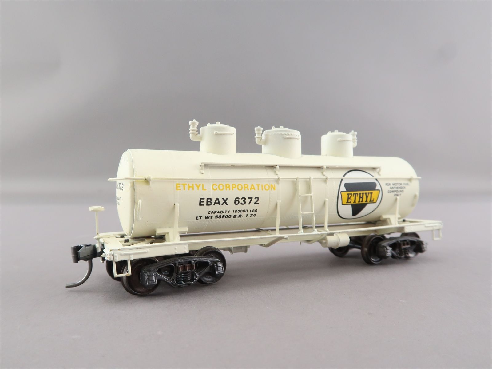 HO Brass Model - Sunset PRR as EBAX Ethyl Co. TM8 Tank Car Triple Three ...