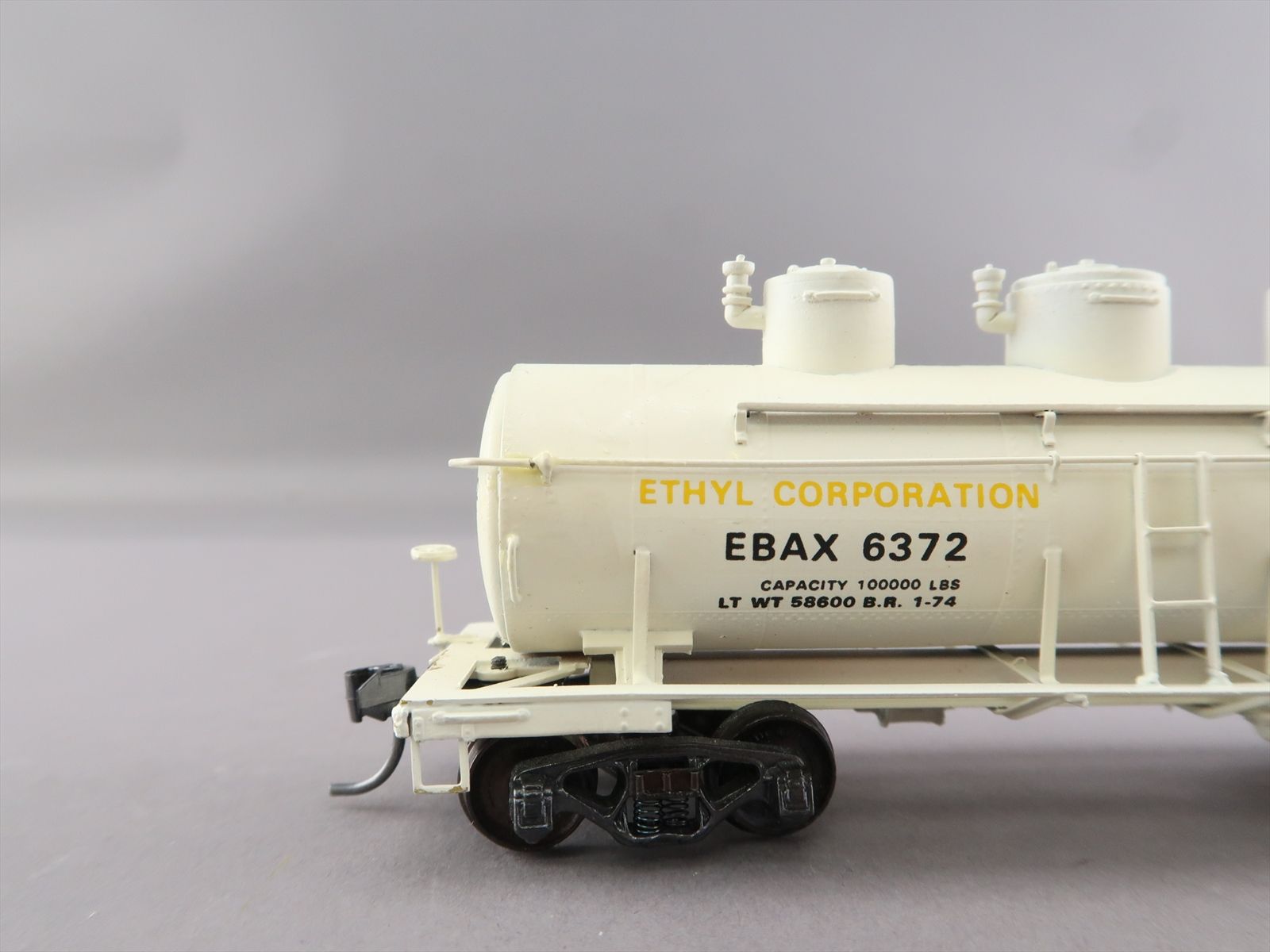 HO Brass Model - Sunset PRR as EBAX Ethyl Co. TM8 Tank Car Triple Three ...
