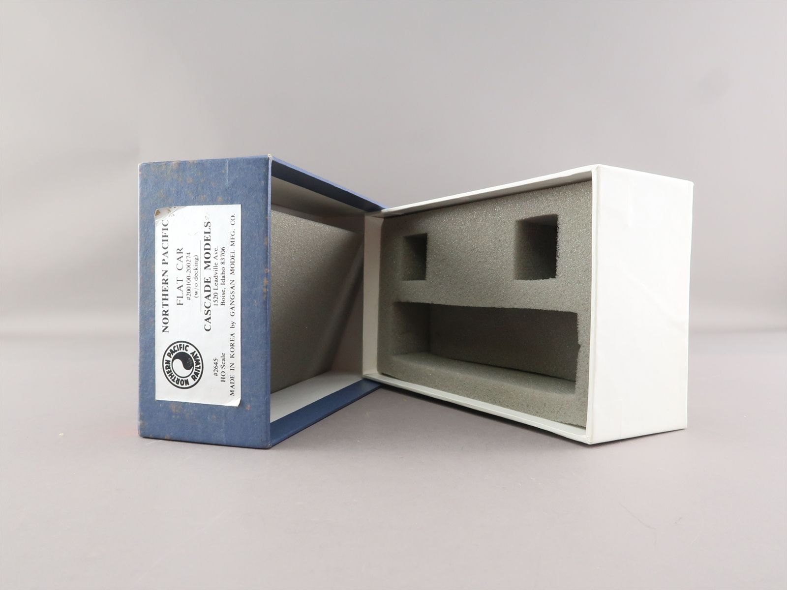 HO Brass Model - Cascade 2645 NP Northern Pacific Flat Car #200254 with ...