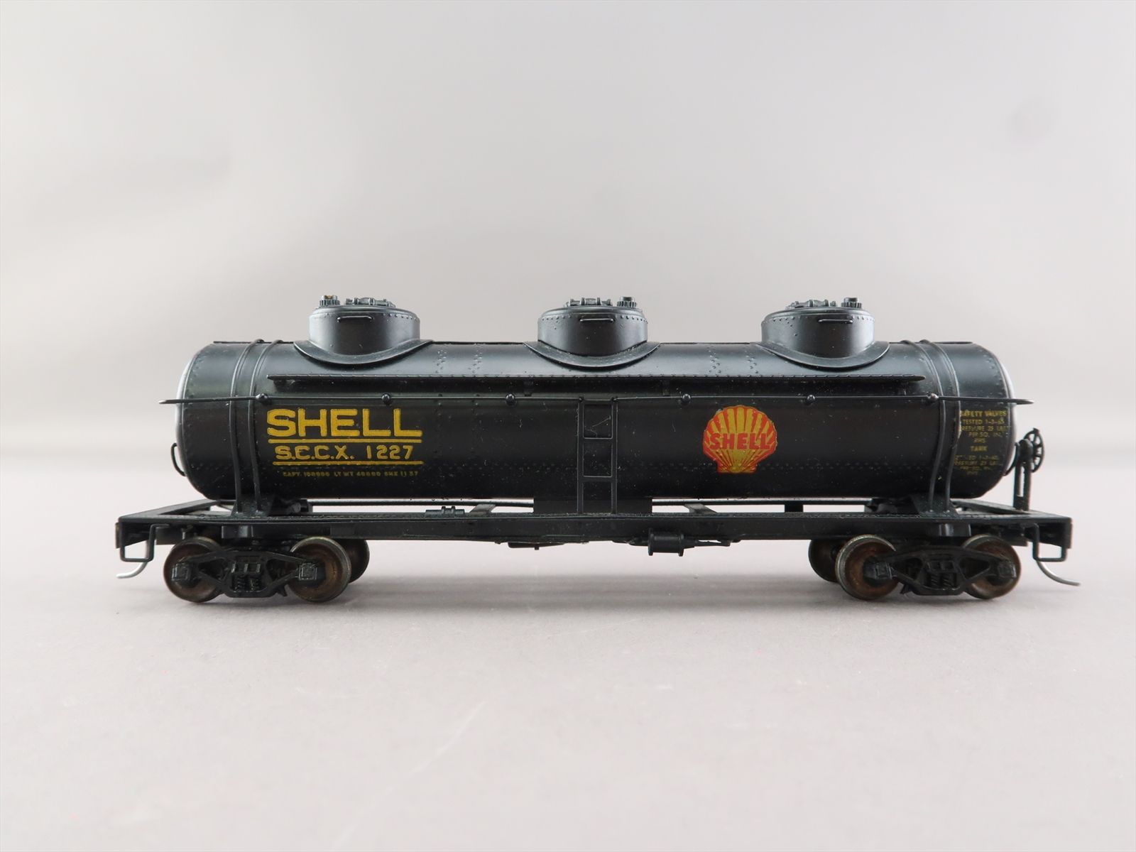 HO Brass Model - Gem TM-301 SCCX Shell 3-Dome Tank Car #1227 - Custom ...