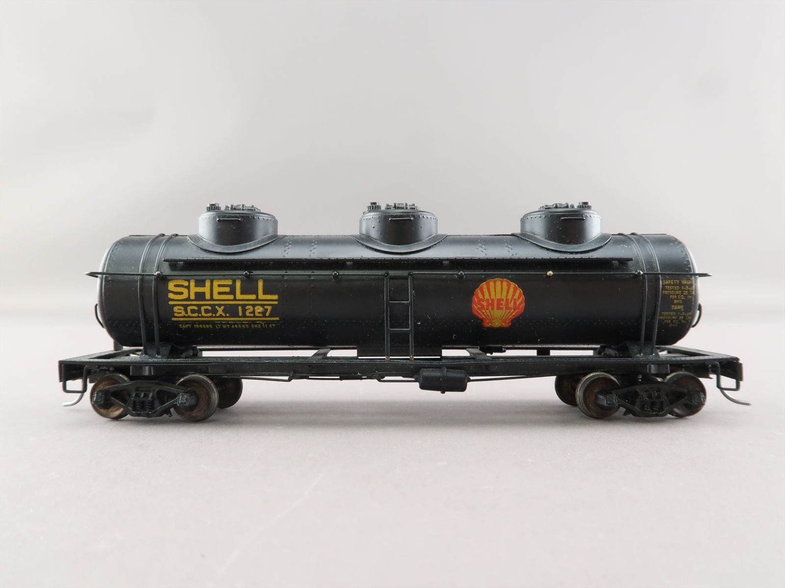 HO Brass Model - Gem TM-301 SCCX Shell 3-Dome Tank Car #1227 - Custom ...