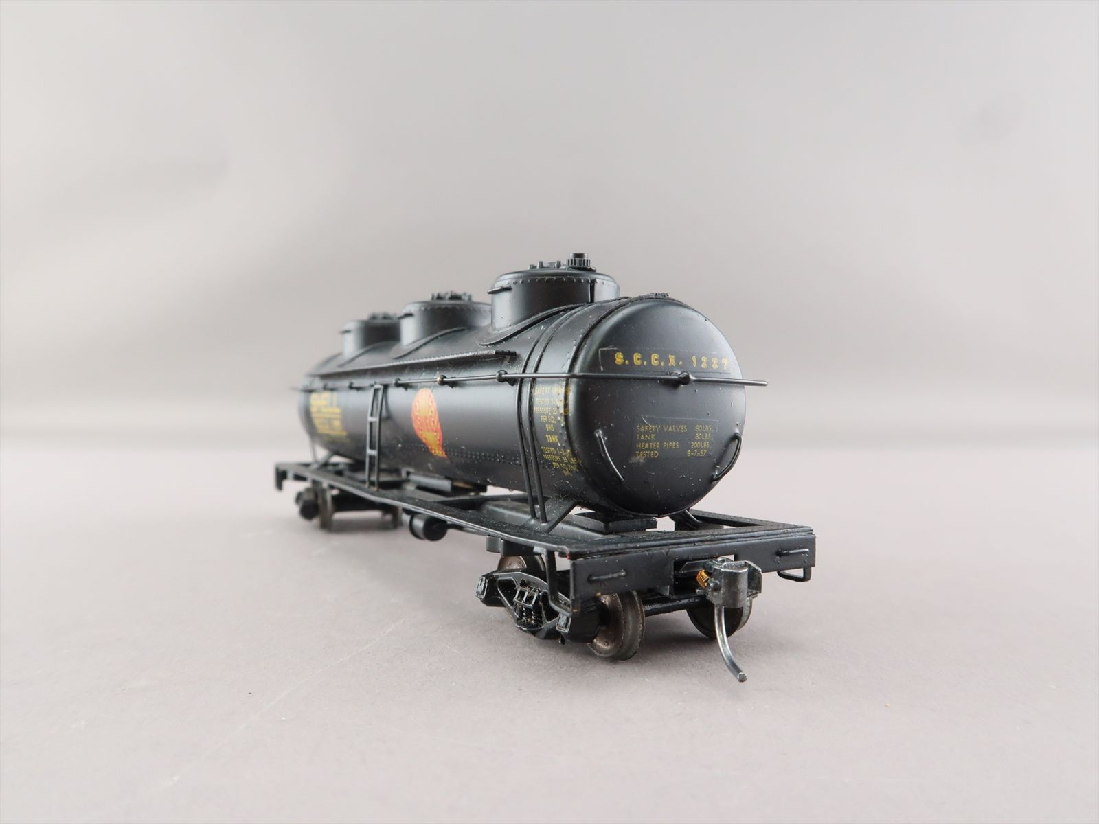 HO Brass Model - Gem TM-301 SCCX Shell 3-Dome Tank Car #1227 - Custom ...