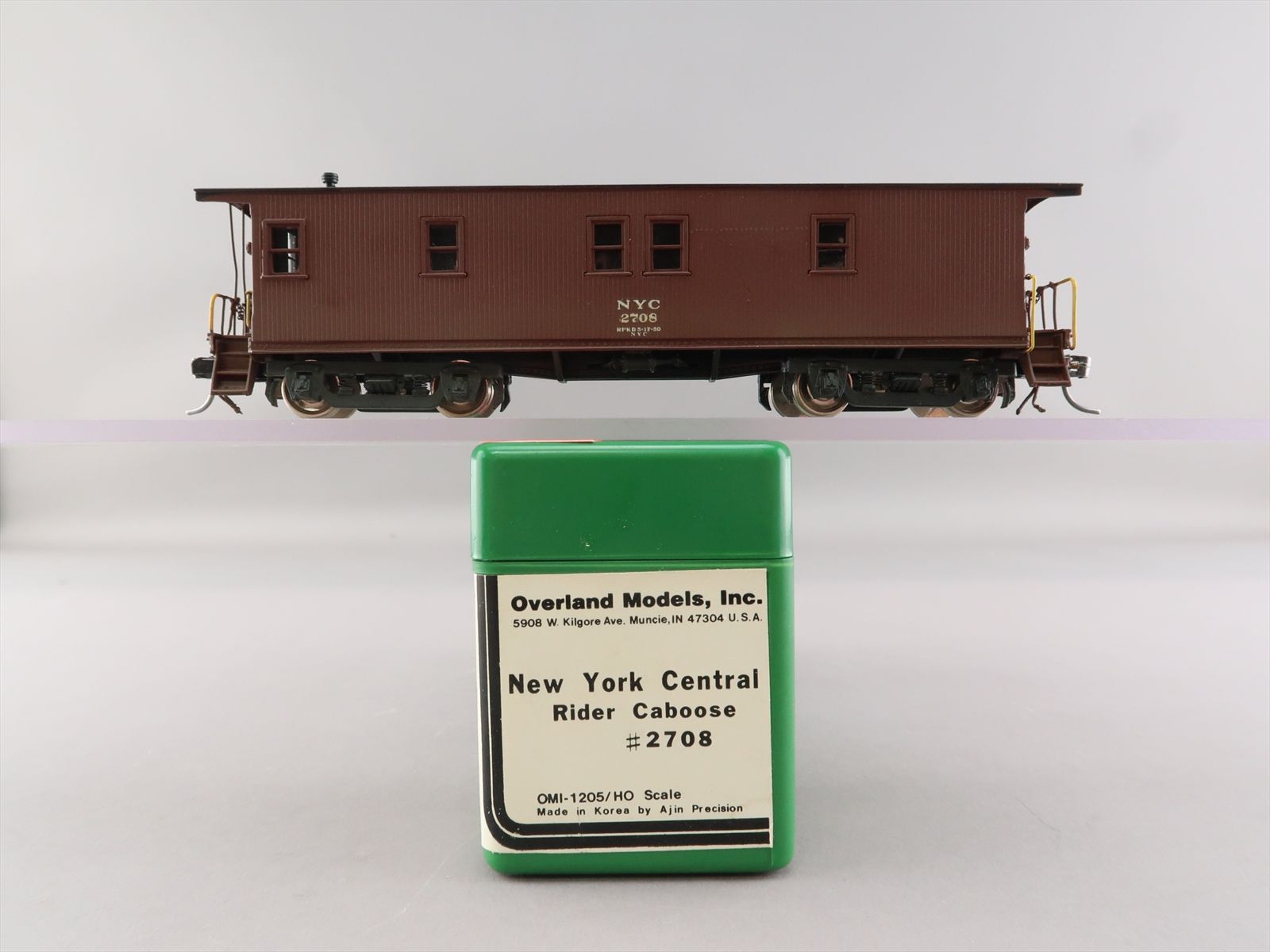 HO Brass Model - OMI 1205 NYC New York Central Rider Caboose #2708 ...