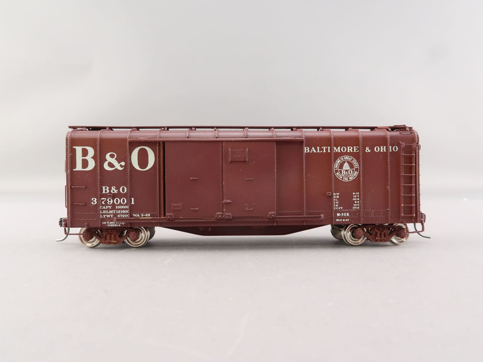 HO Brass Model - OMI 1391 B&O Baltimore & Ohio M-53 Boxcar Wagon Top 4 ...