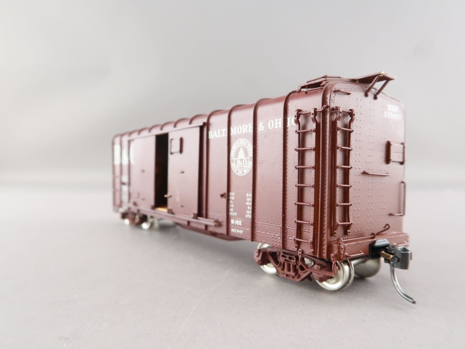 HO Brass Model - OMI 1391 B&O Baltimore & Ohio M-53 Boxcar Wagon Top 4 ...