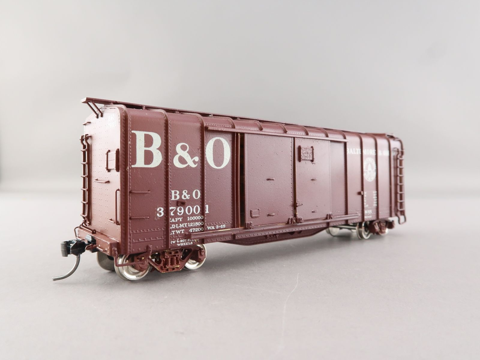 HO Brass Model - OMI 1391 B&O Baltimore & Ohio M-53 Boxcar Wagon Top 4 ...