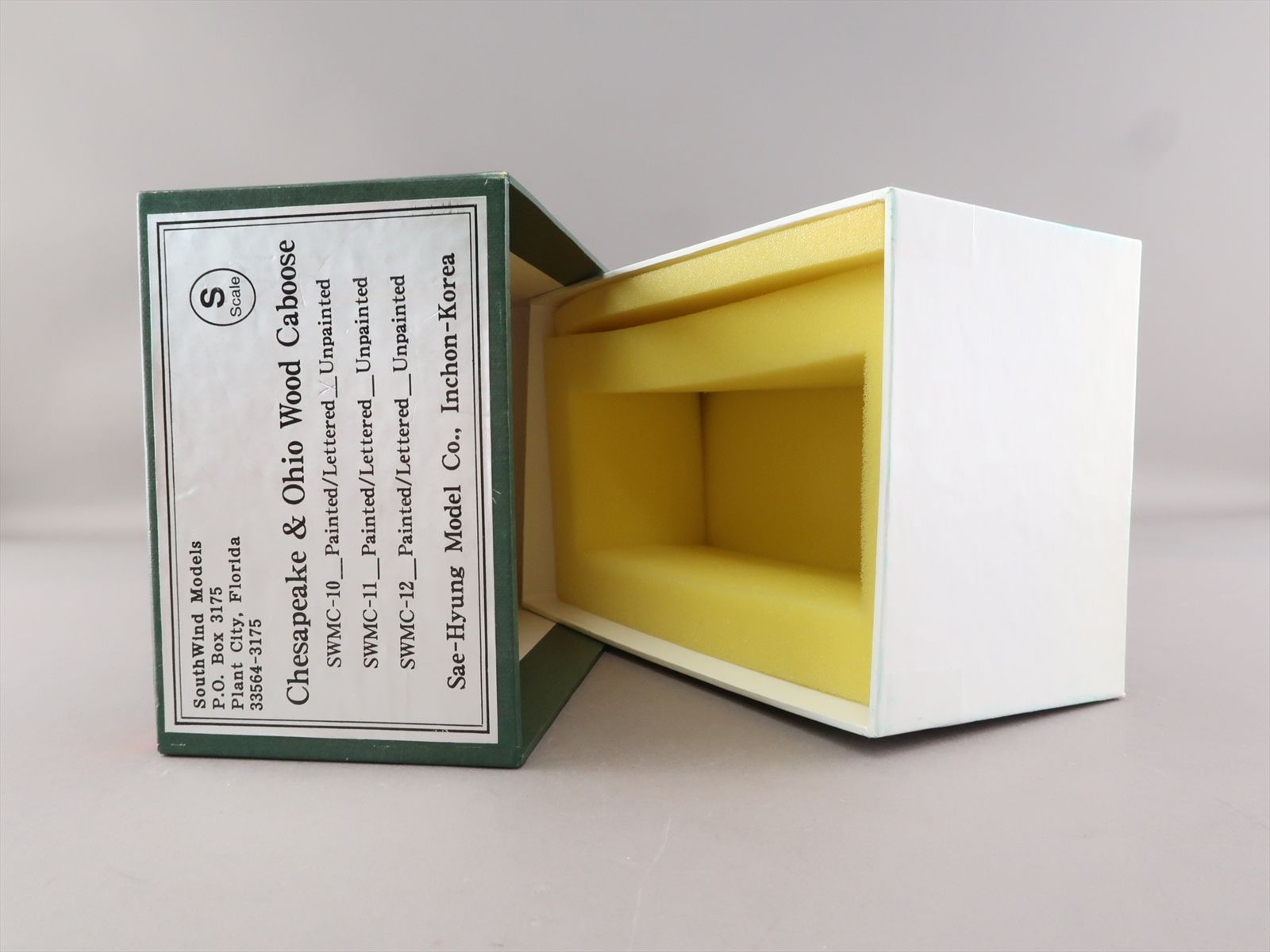 S Brass Model - SWM SouthWind Models C&O Chesapeake & Ohio Wood Caboose - Unpainted - Sae-Hyung