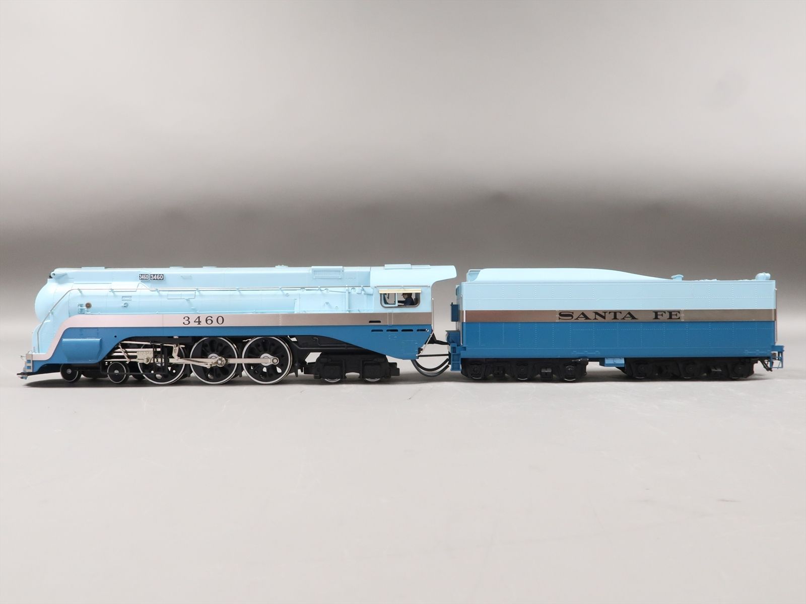 O Brass Model - Weaver AT&SF Santa Fe Blue Goose 4-6-4 #3460 - Pro Painted + Detailed ...