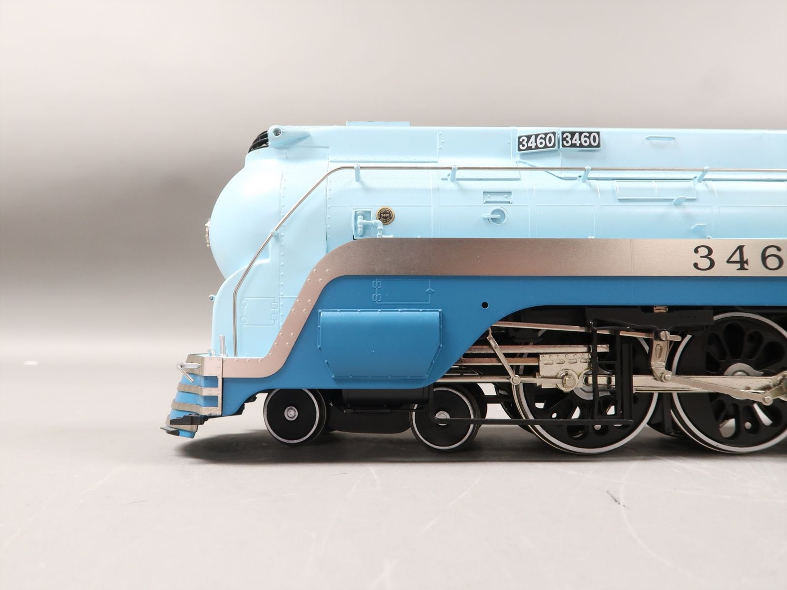 O Brass Model - Weaver AT&SF Santa Fe Blue Goose 4-6-4 #3460 - Pro Painted + Detailed ...