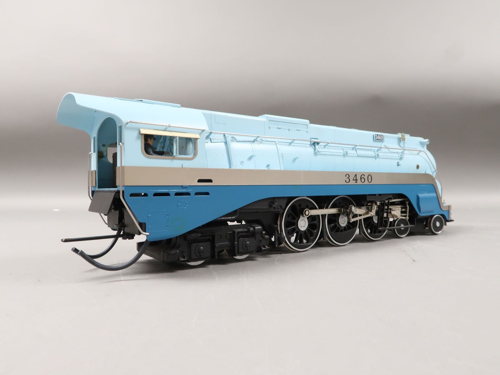 O Brass Model - Weaver AT&SF Santa Fe Blue Goose 4-6-4 #3460 - Pro Painted + Detailed ...