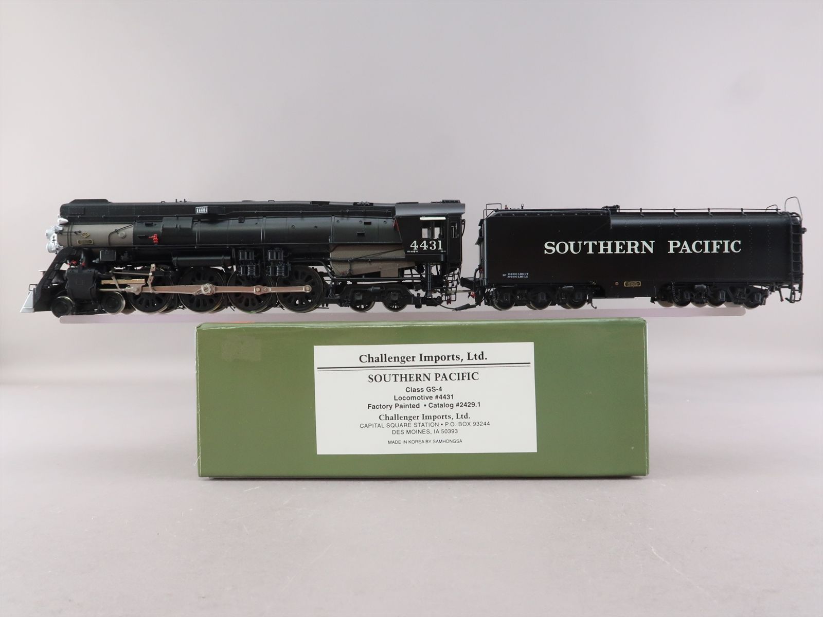 HO Brass Model - CIL 2429.1 SP Southern Pacific GS-4 4-8-4 #4431 ...