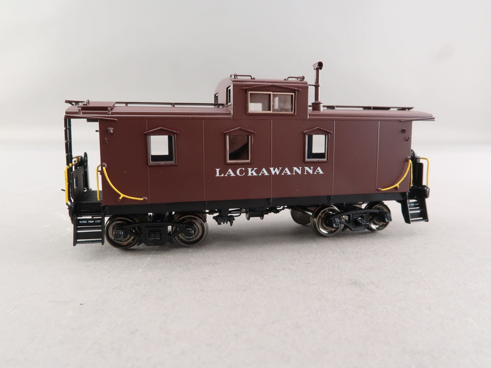 HO Brass Model - Railworks R352 DL&W Delaware Lackawanna & Western Welded Steel Caboose - F/P ...
