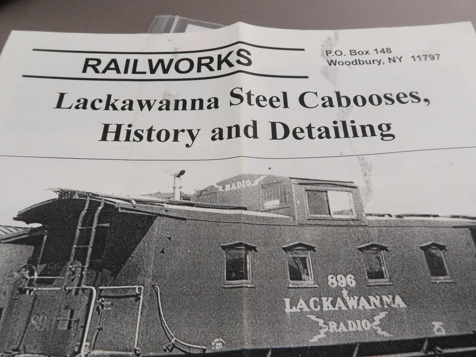 HO Brass Model - Railworks R352 DL&W Delaware Lackawanna & Western Welded Steel Caboose - F/P ...