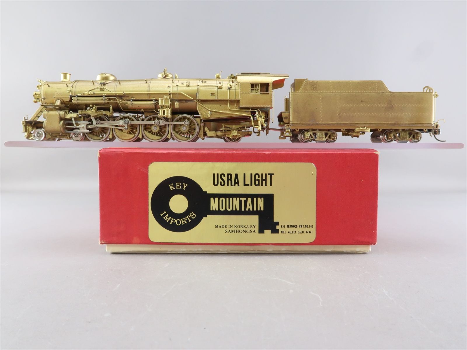 HO Brass Model - Key USRA 4-8-2 Light Mountain - Unpainted - 1981 Run ...