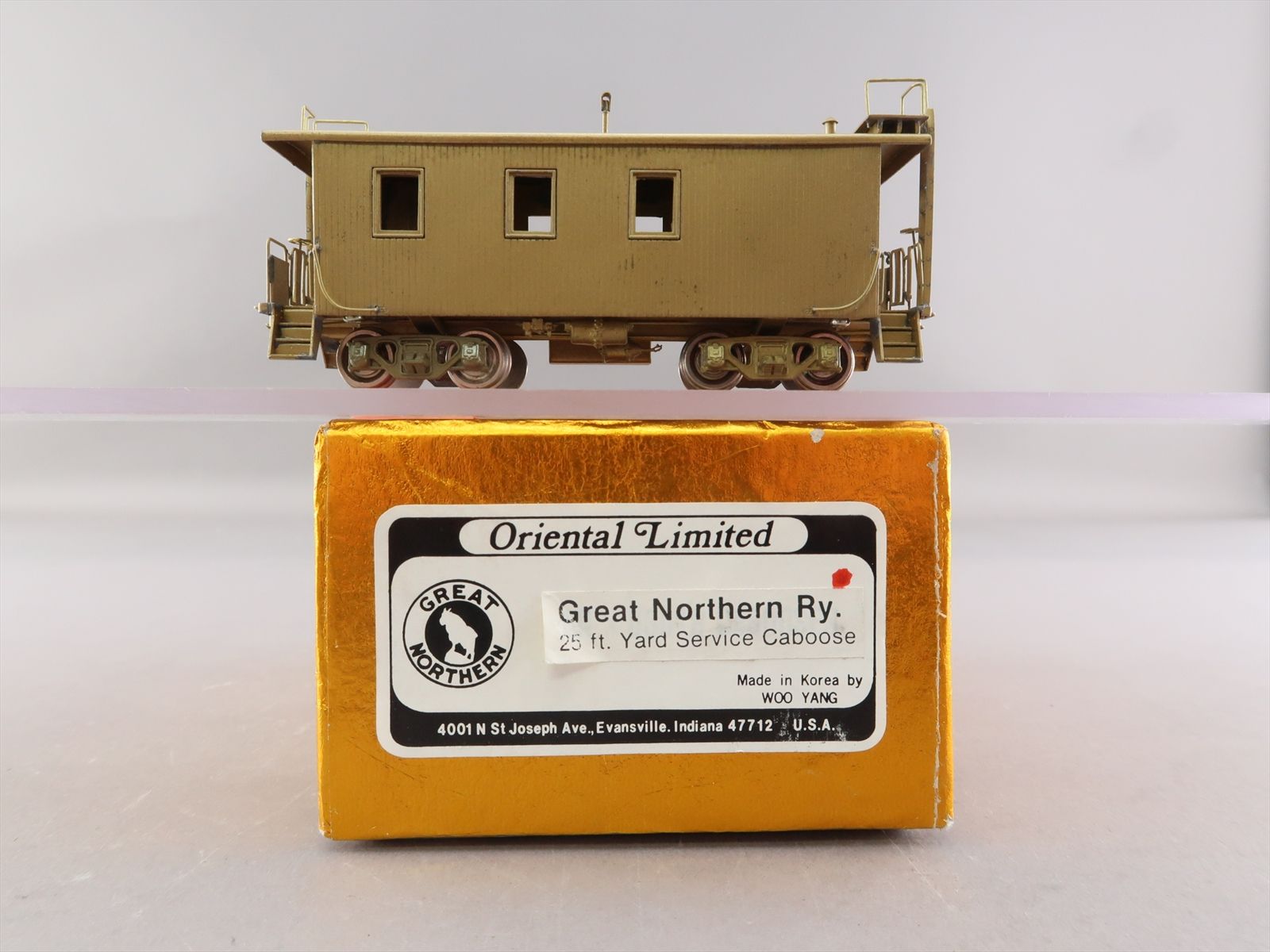 HO Brass Model - Oriental GN Great Northern 25' Yard Service Wood ...