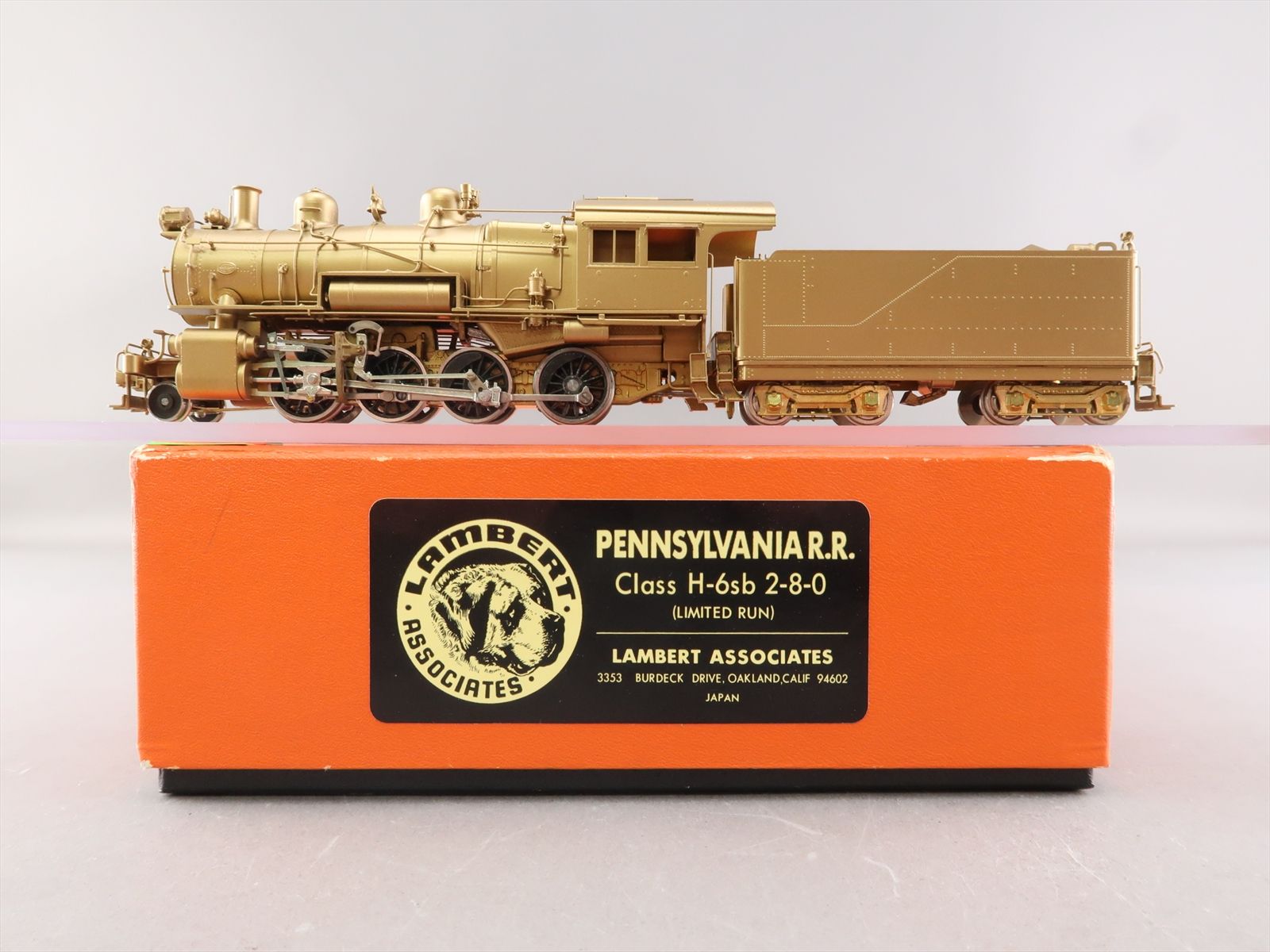 HO Brass Model - Lambert PRR Pennsylvania 2-8-0 H-6sb Consolidation ...