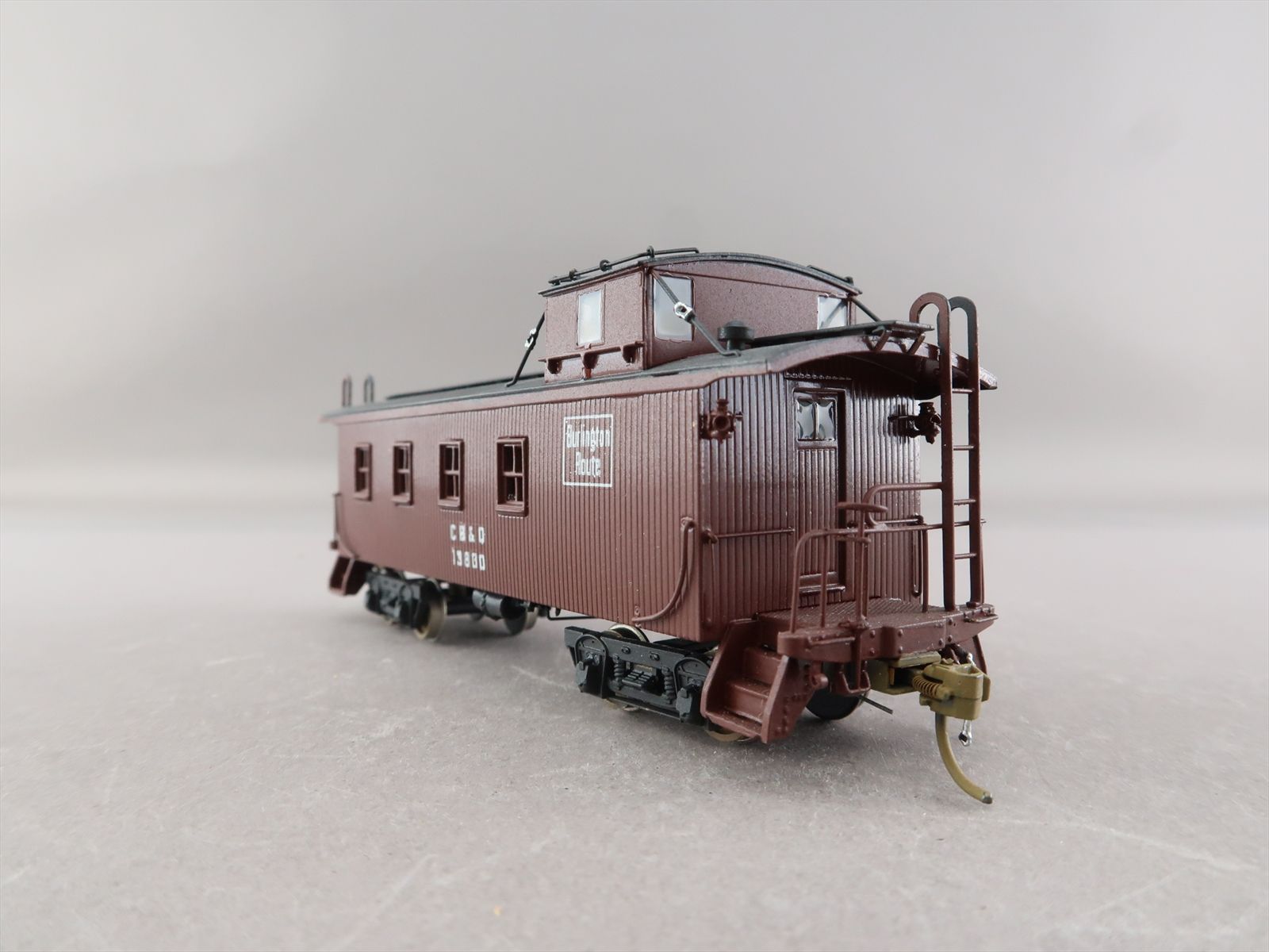 HO Brass Model - Oriental CB&Q Burlington NE-9 Wood Caboose 30' 4 ...