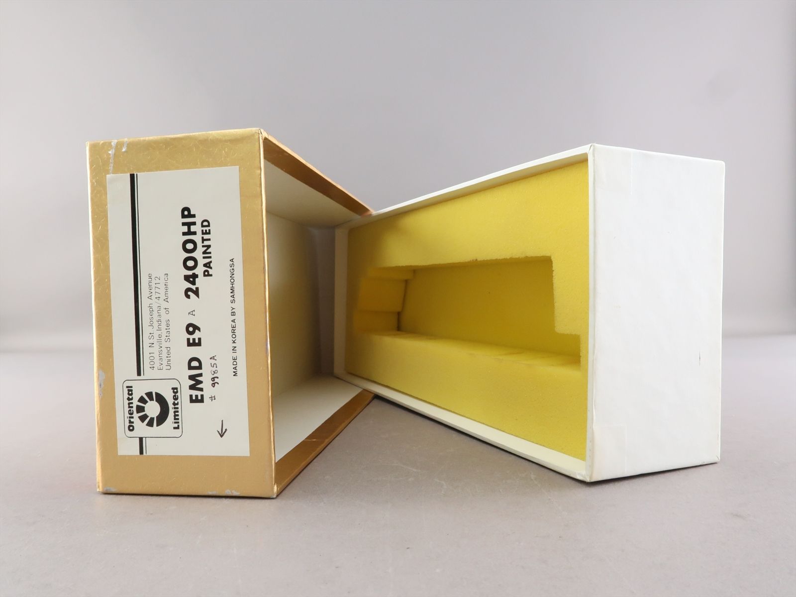 HO Brass Model - Oriental CB&Q Burlington E9 E9A w/o Fuel Tank Skirt #9987 - F/Plated + Custom ...