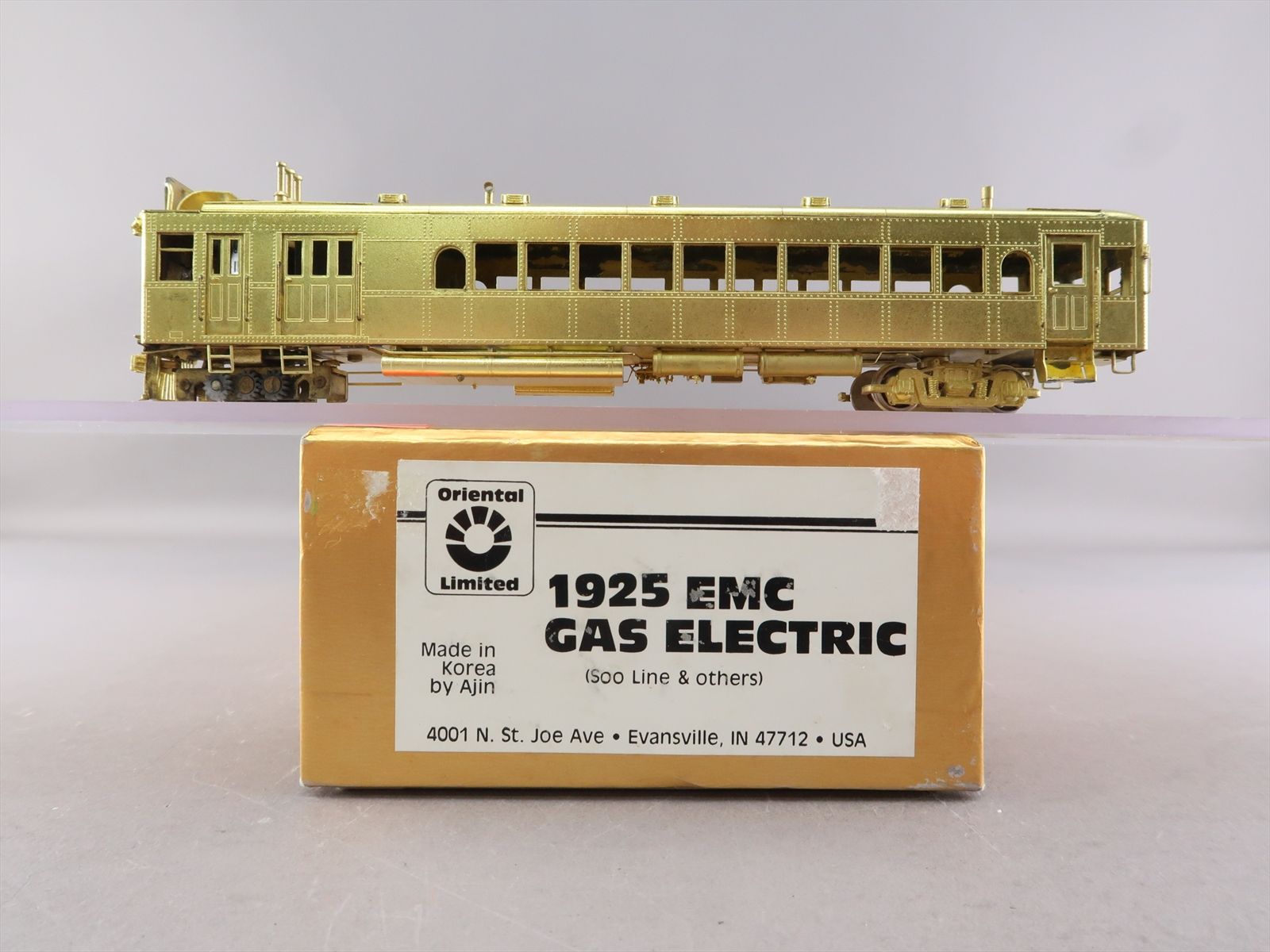HO Brass Model Train - Oriental SOO Line 1925 EMC Gas Electric (Soo ...