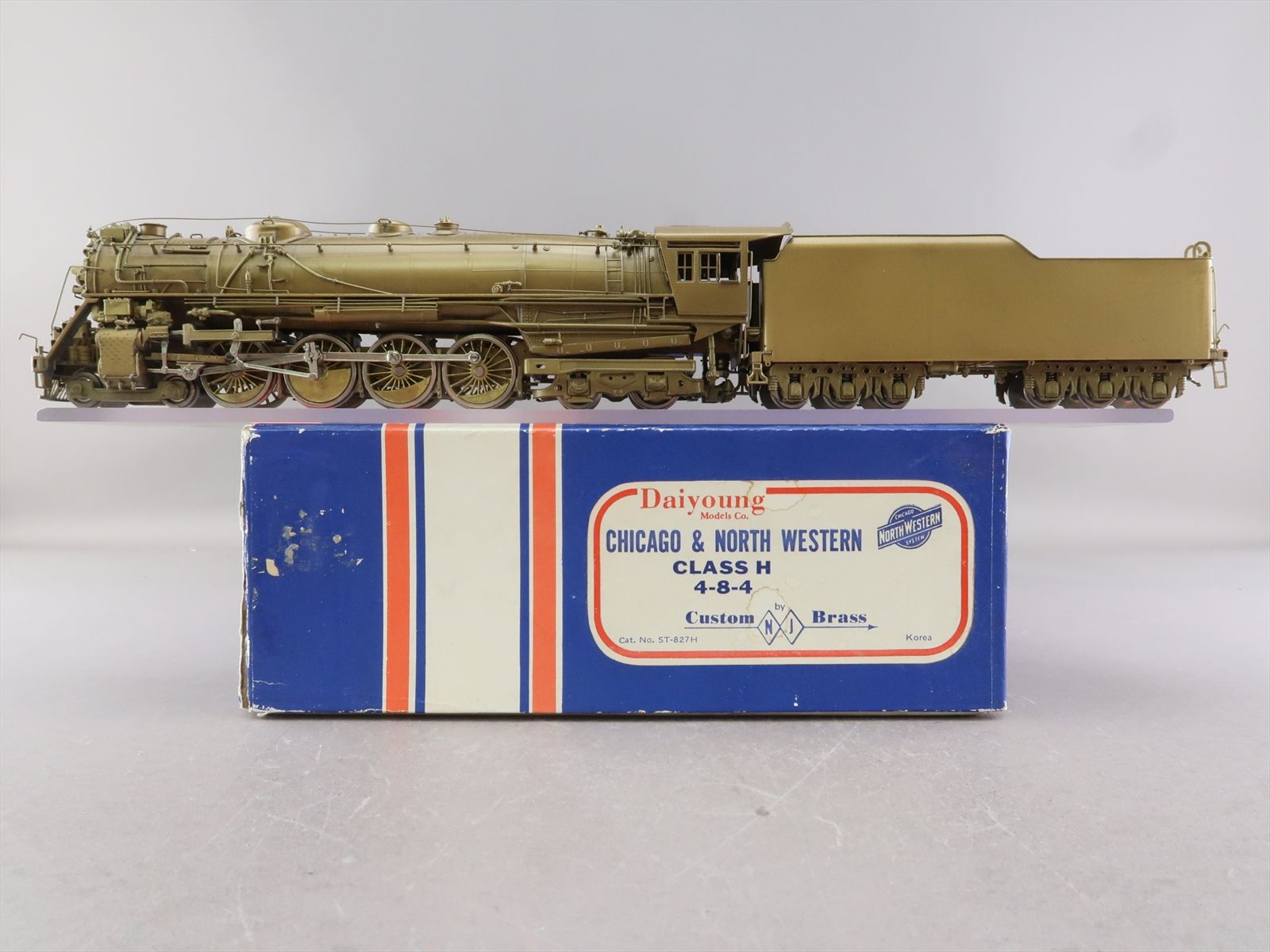 HO Brass Model - NJCB ST-827H C&NW Chicago & Northwestern H 4-8-4 ...