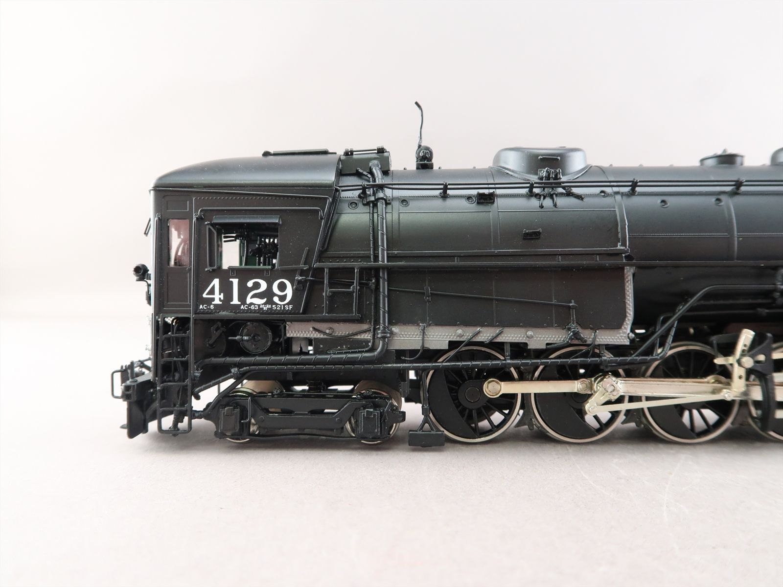 HO Brass Model - Key CS#113 SP Southern Pacific AC-6 4-8-8-2 #4129 - F/P - 1994 Run - Samhongsa
