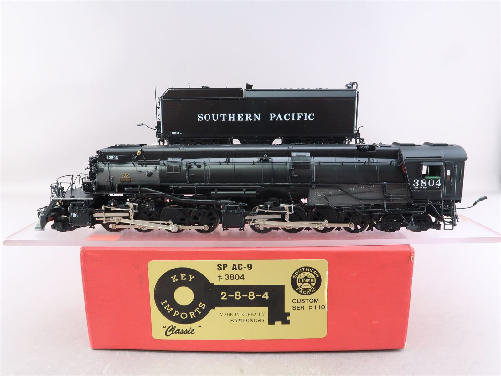 HO Brass Model - Key CS#110 SP Southern Pacific AC-9 2-8-8-4 #3804 - F ...