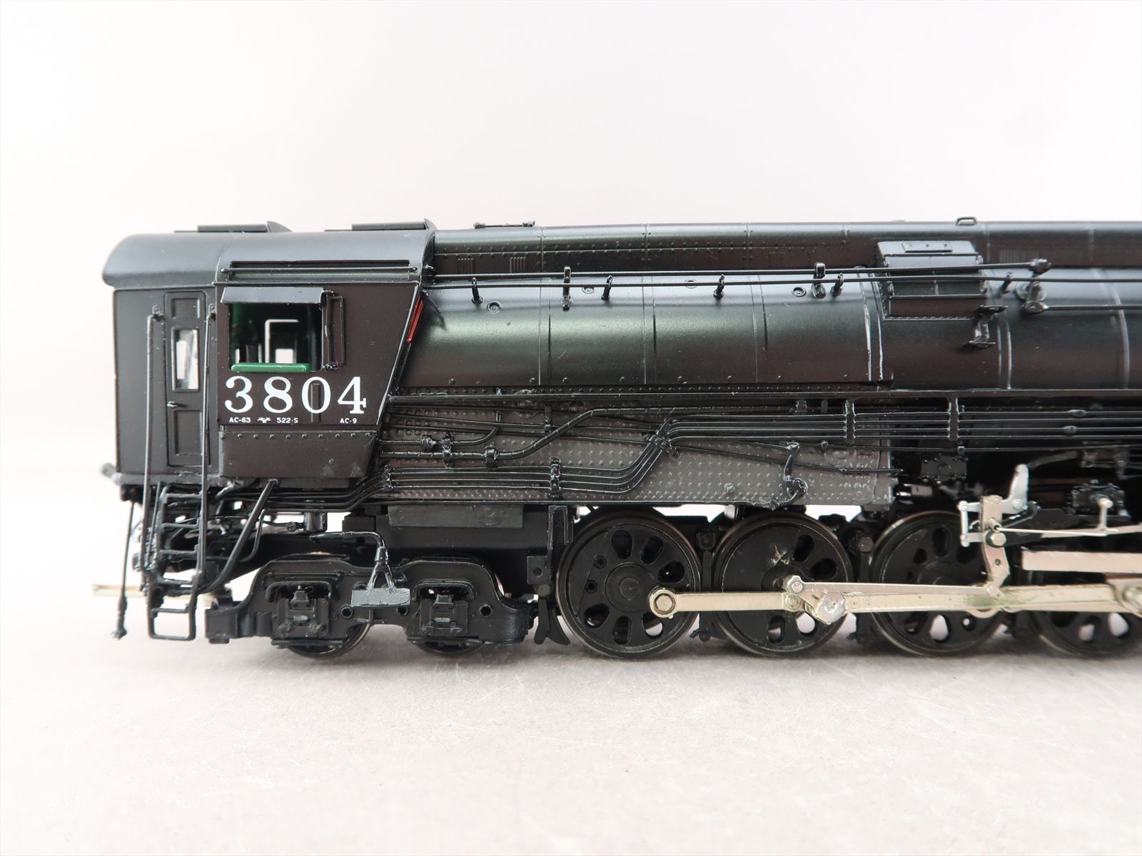 HO Brass Model - Key CS#110 SP Southern Pacific AC-9 2-8-8-4 #3804 - F/P - 1994 Run - Samhongsa