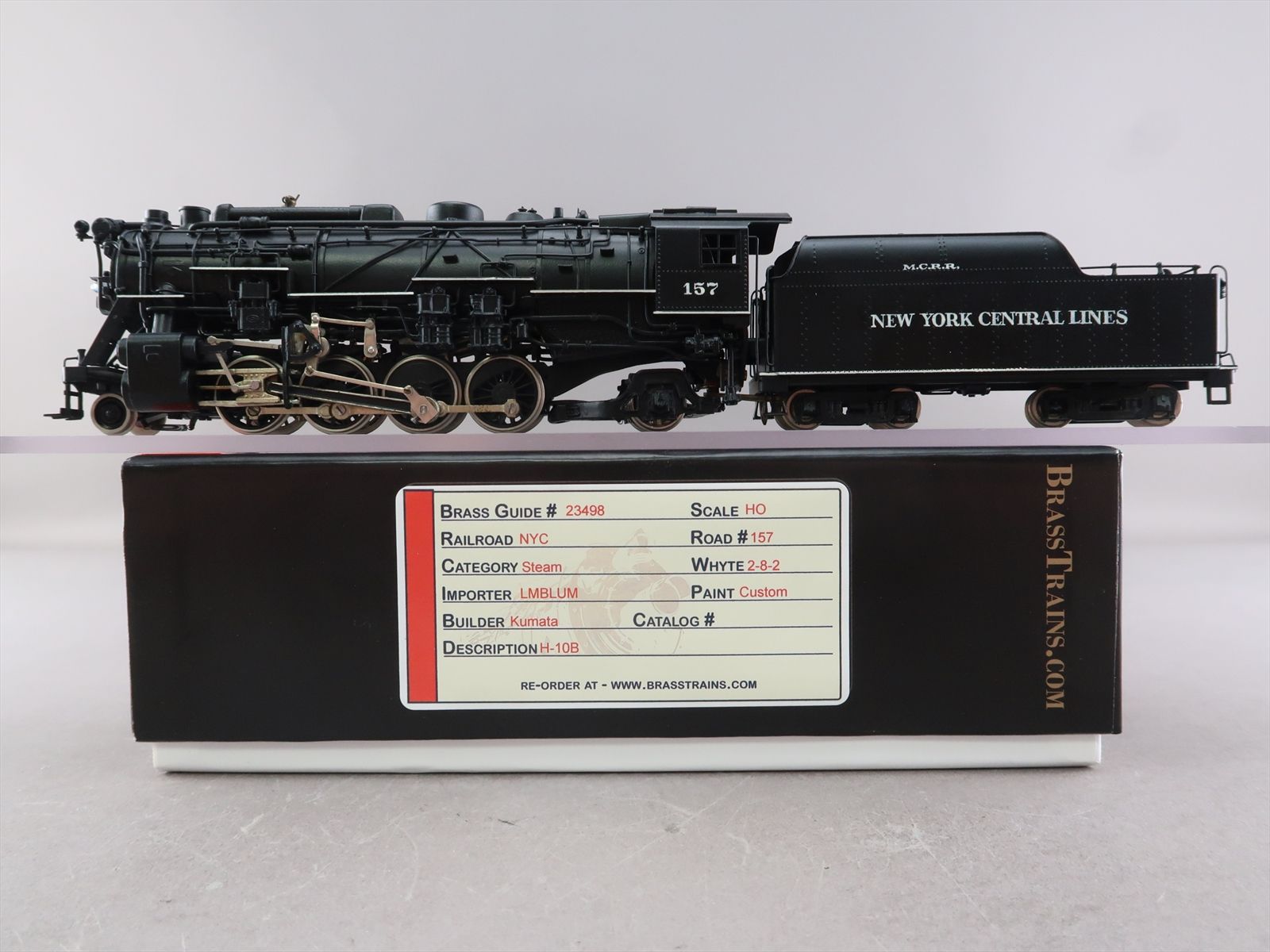 HO Brass Model - LMB NYC New York Central 2-8-2 #157 - Custom - 1960s ...