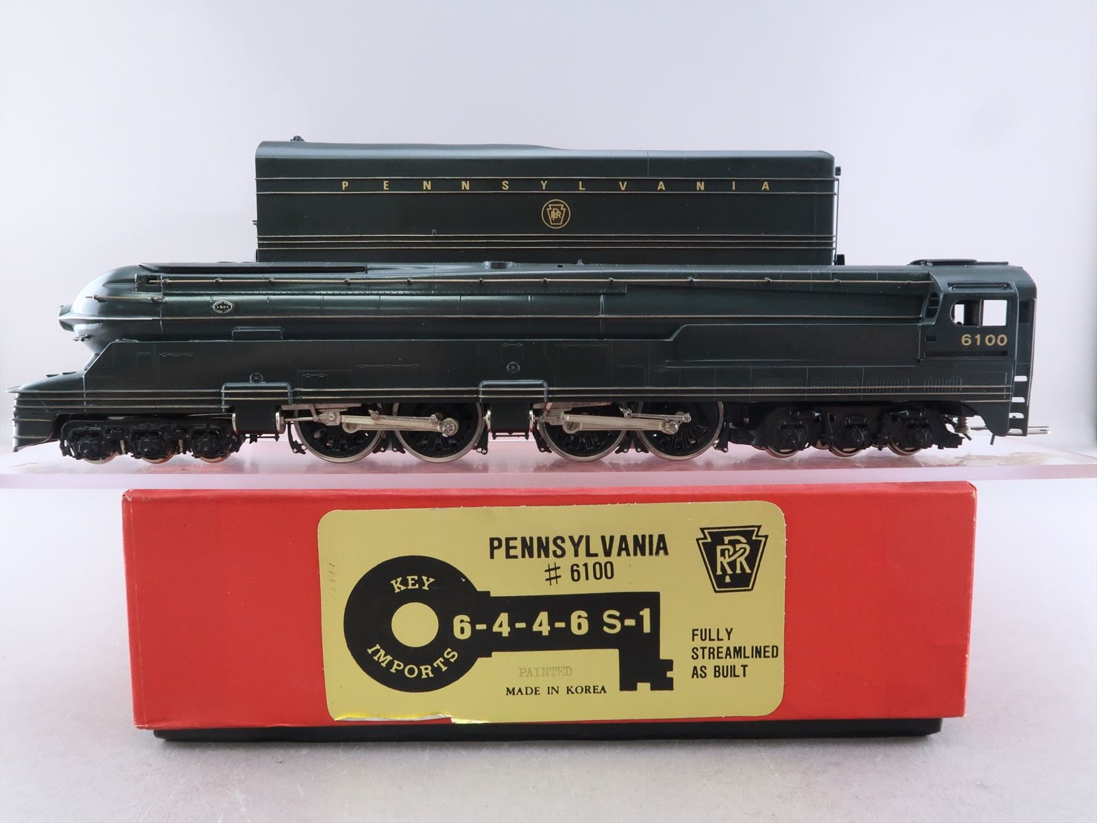 HO Brass Model - Key PRR Pennsylvania S-1 6-4-4-6 Streamlined #6100 - F ...