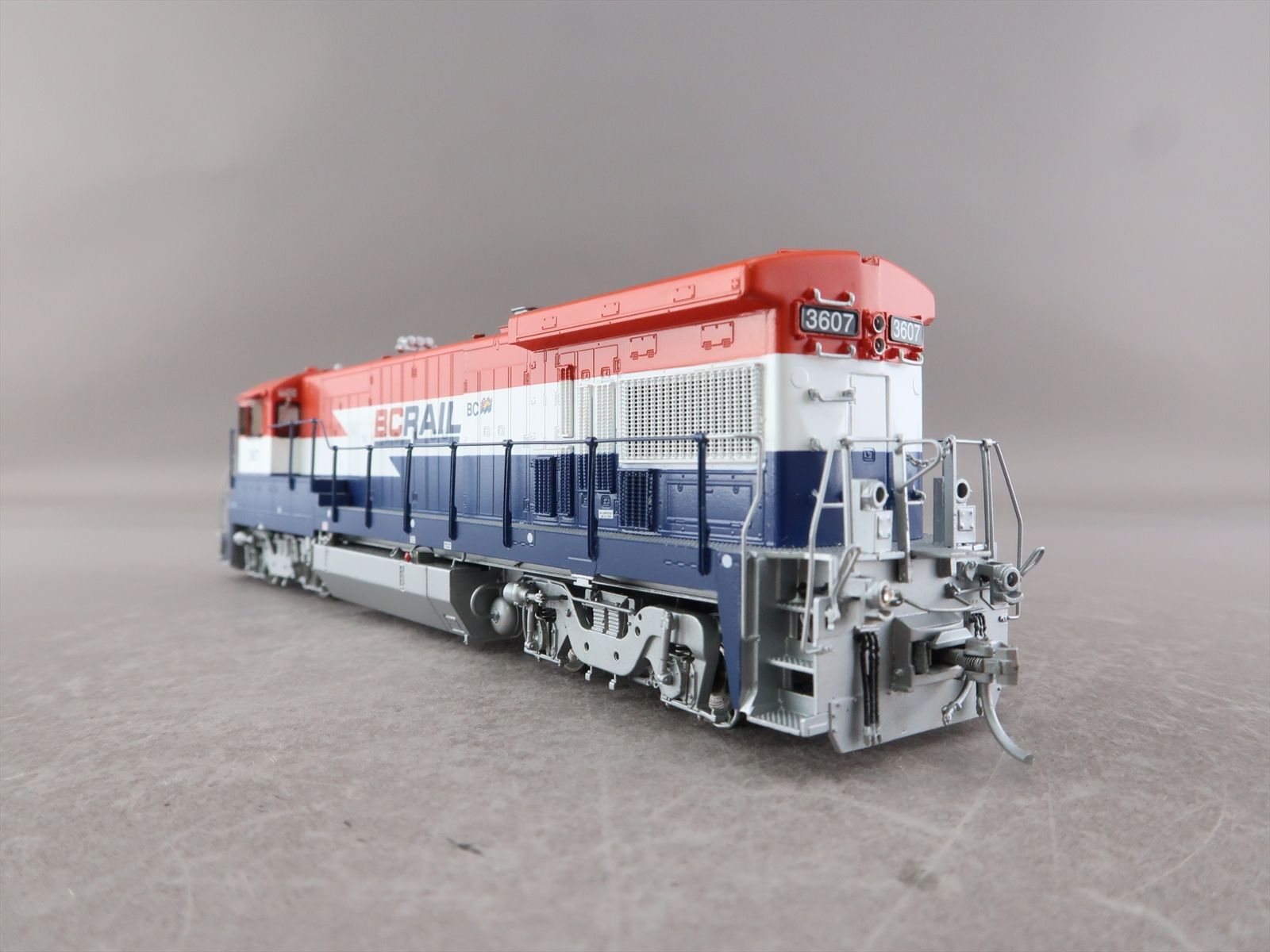 HO Brass Model - OMI 6724.1 BCR British Columbia B36-7 Diesel #3607 - F/P + Weathered - 2003 Run ...