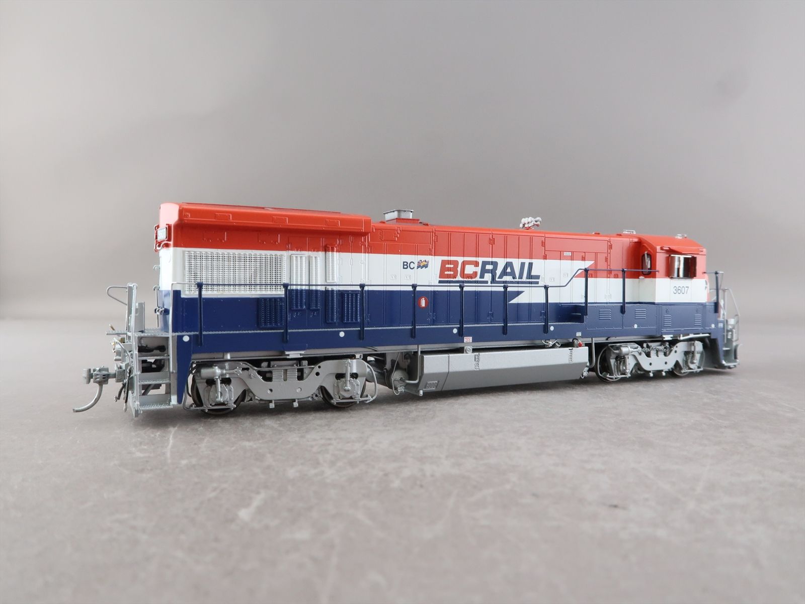HO Brass Model - OMI 6724.1 BCR British Columbia B36-7 Diesel #3607 - F/P + Weathered - 2003 Run ...
