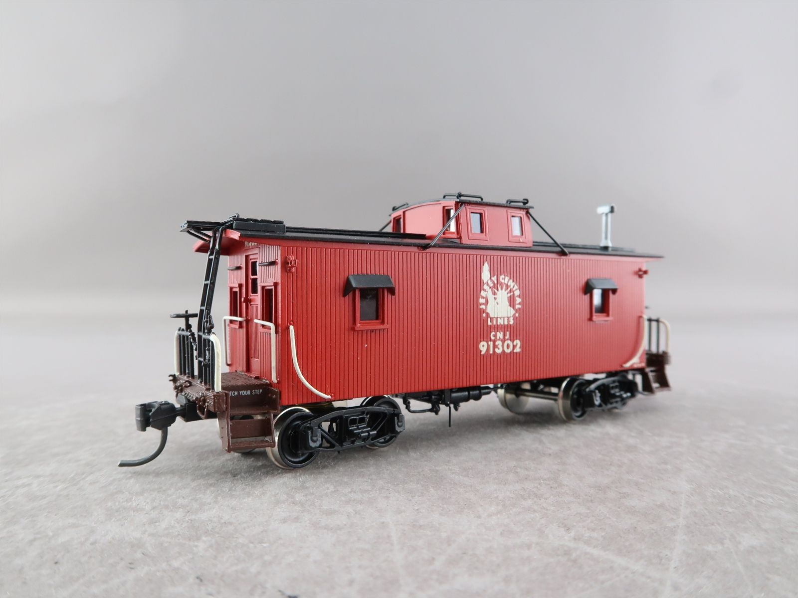 HO Brass Model - OMI 3826 CNJ Central of New Jersey Wood Caboose w/ Andrews Trucks #91302 ...