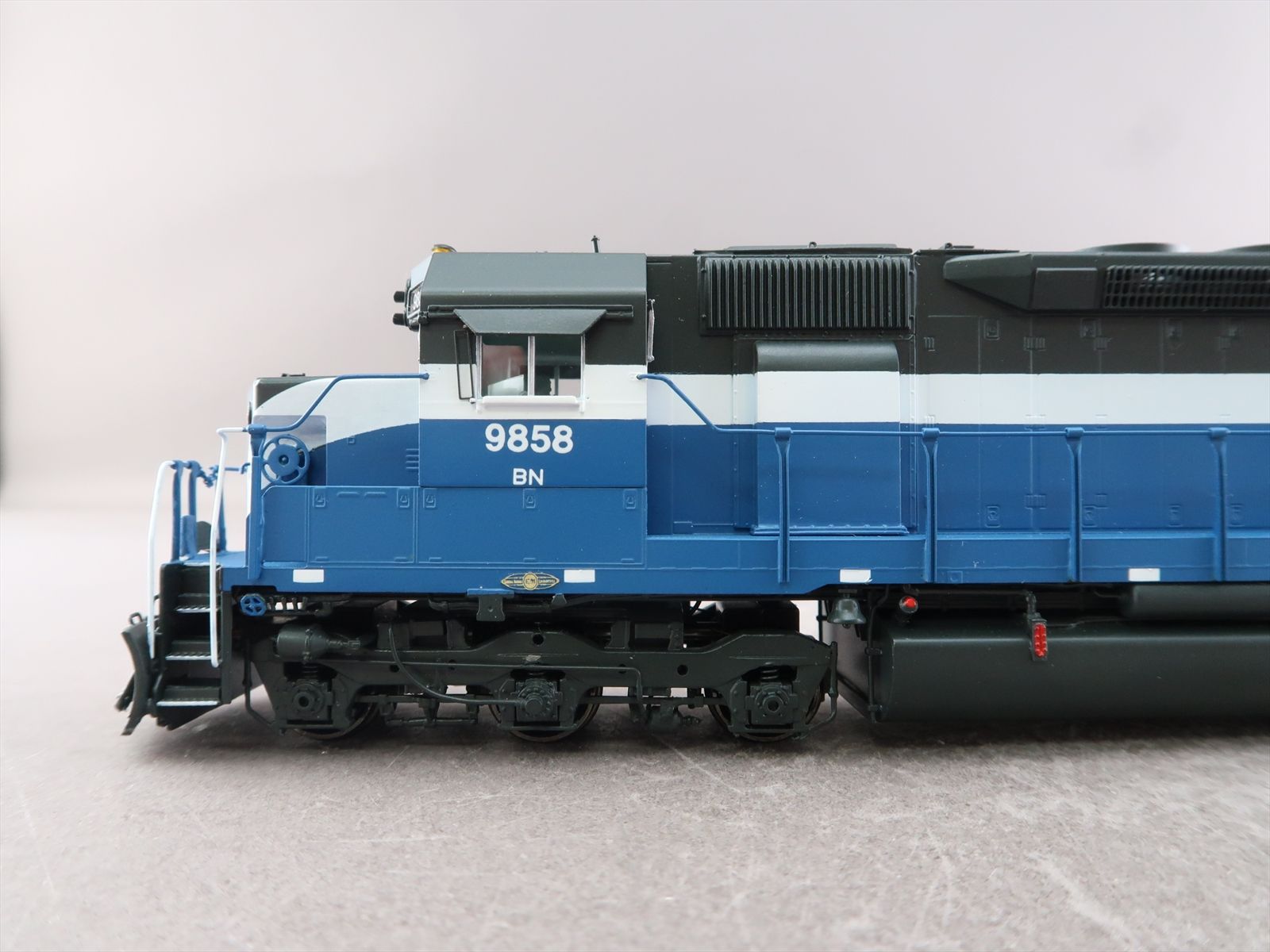 HO Brass Model - UTI 5007-2 BN Burlington Northern Big Sky Blue SDP-45 #9858 - F/P + DCC - 2010 ...