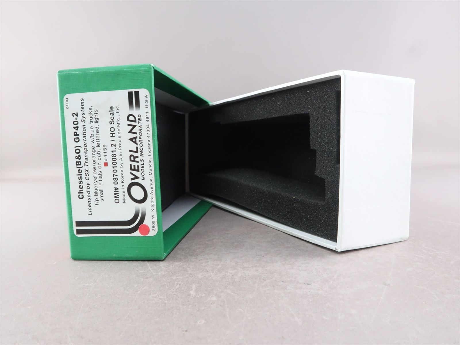 HO Brass Model - OMI 087010081.2 B&O Baltimore & Ohio Chessie System ...