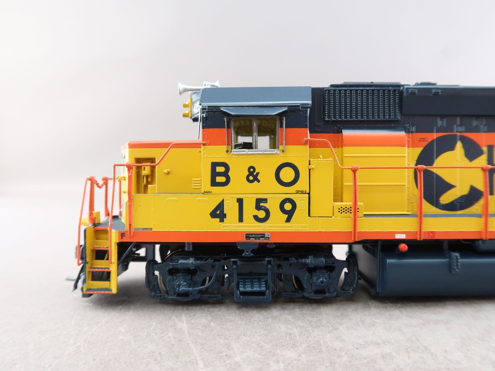 HO Brass Model - OMI 087010081.2 B&O Baltimore & Ohio Chessie System ...