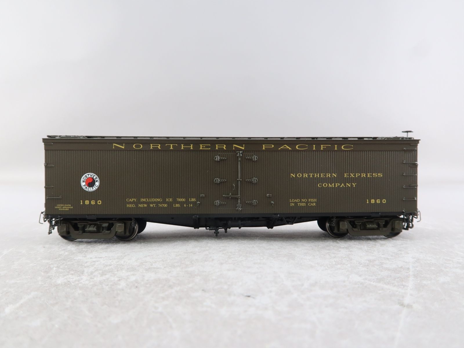 HO Brass Model - W&R NP Northern Pacific Express Reefer Version 2 #1860 ...