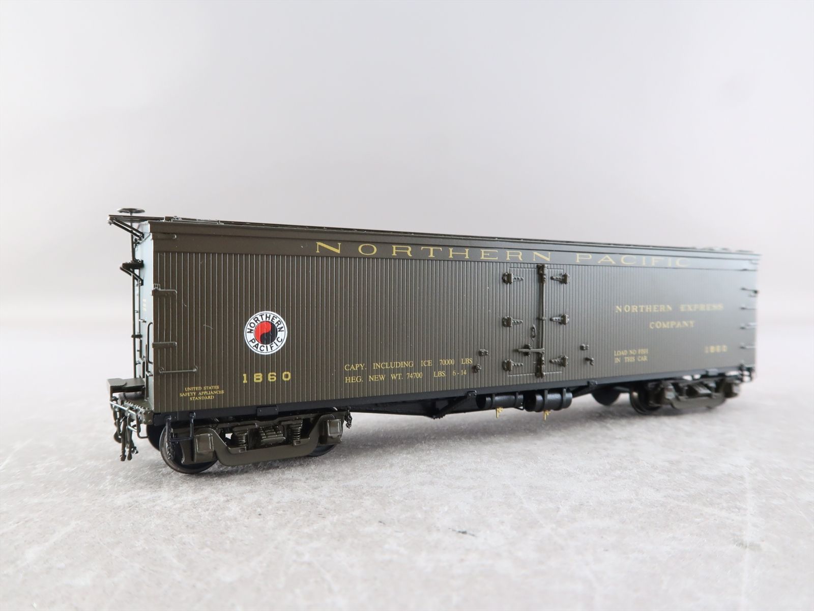 HO Brass Model - W&R NP Northern Pacific Express Reefer Version 2 #1860 ...