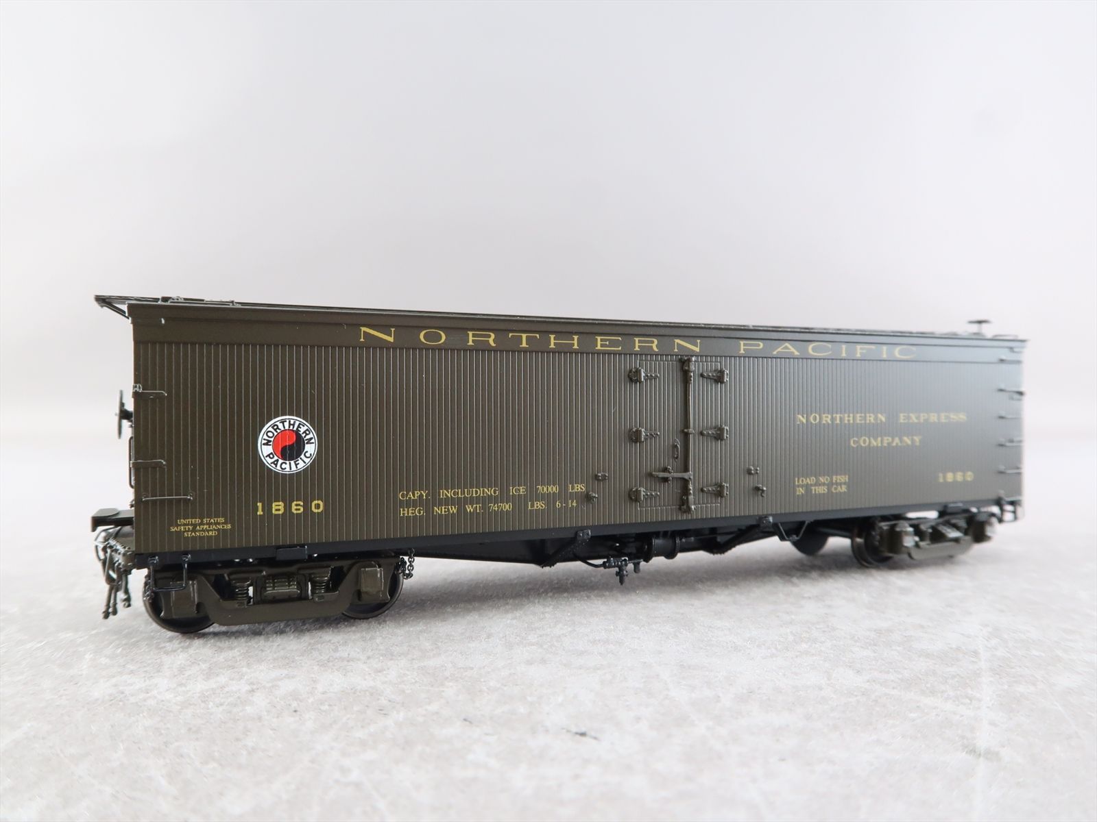 HO Brass Model - W&R NP Northern Pacific Express Reefer Version 2 #1860 ...