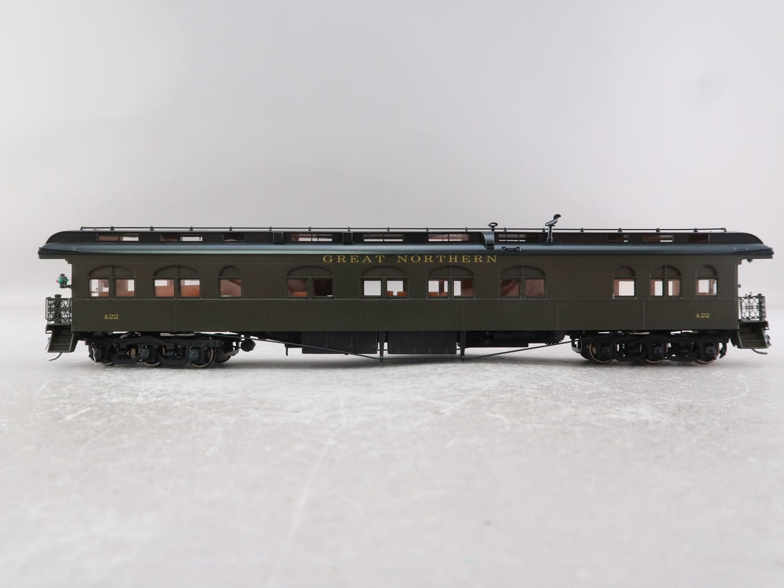 HO Brass Model - NBL GN Great Northern Business Car Pullman Green A22 ...