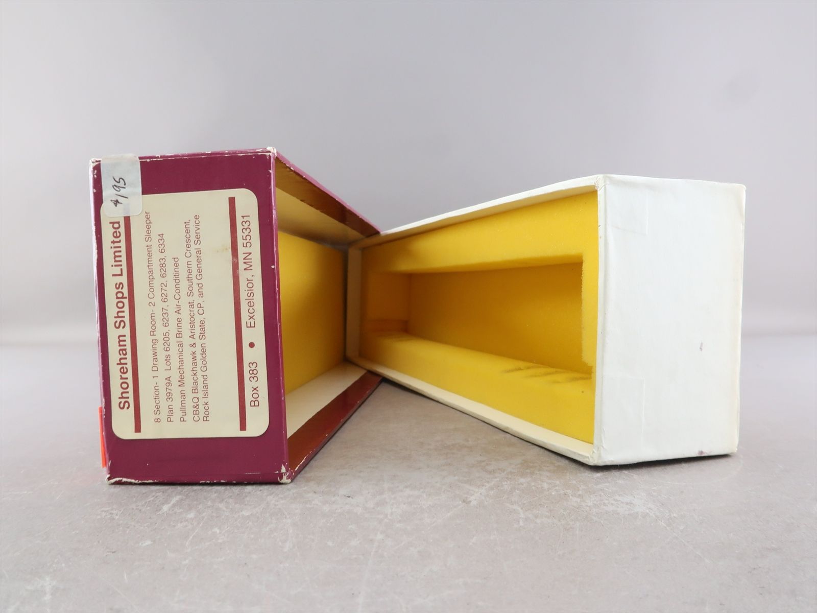 HO Brass Model - SSL 8-1-2 Plan 3979A Sleeper Ice A/C Misc. Roads GN EB ...