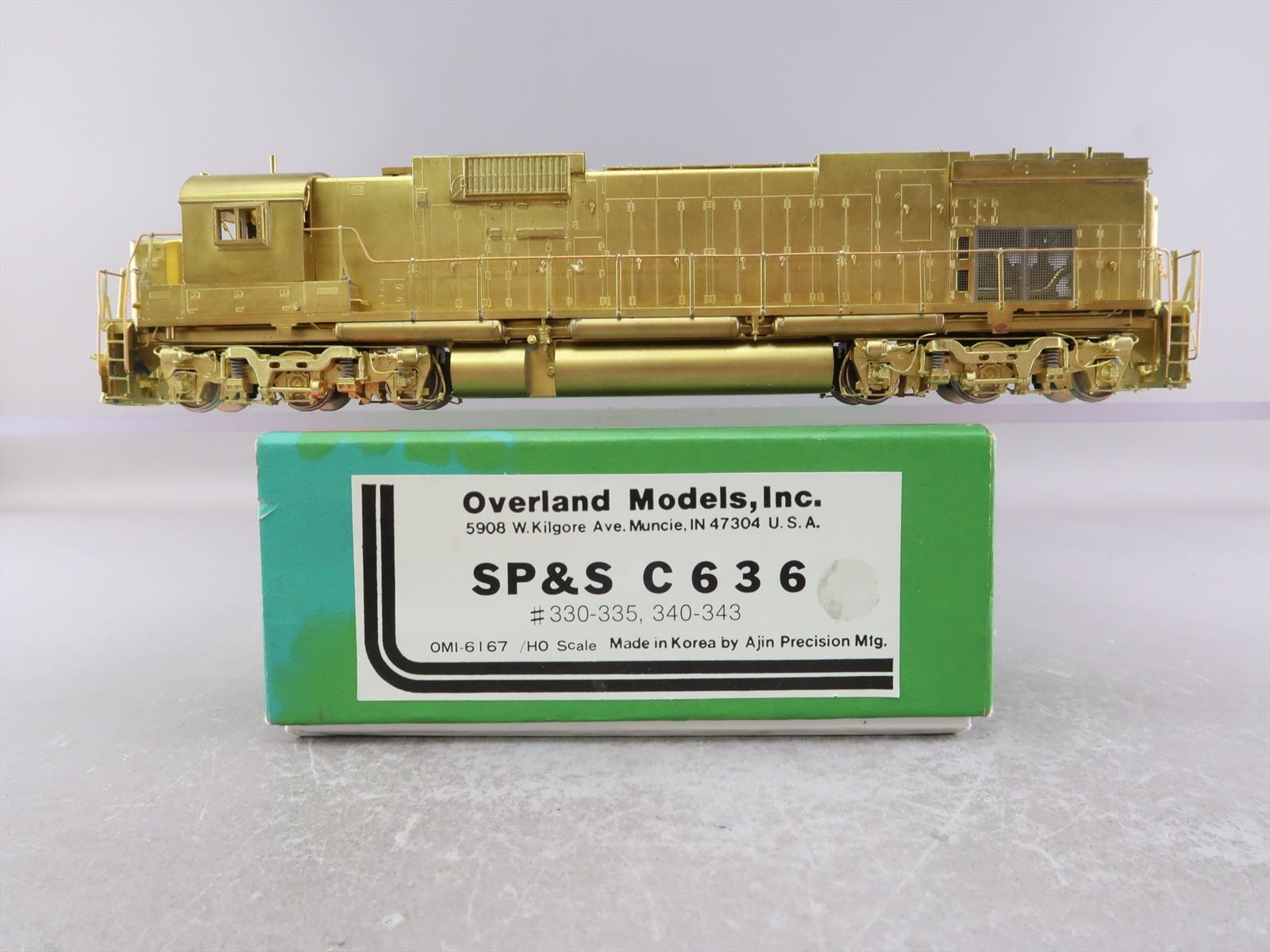 HO Brass Model - OMI 6167 SP&S Spokane Portland & Seattle C-636 #330 ...
