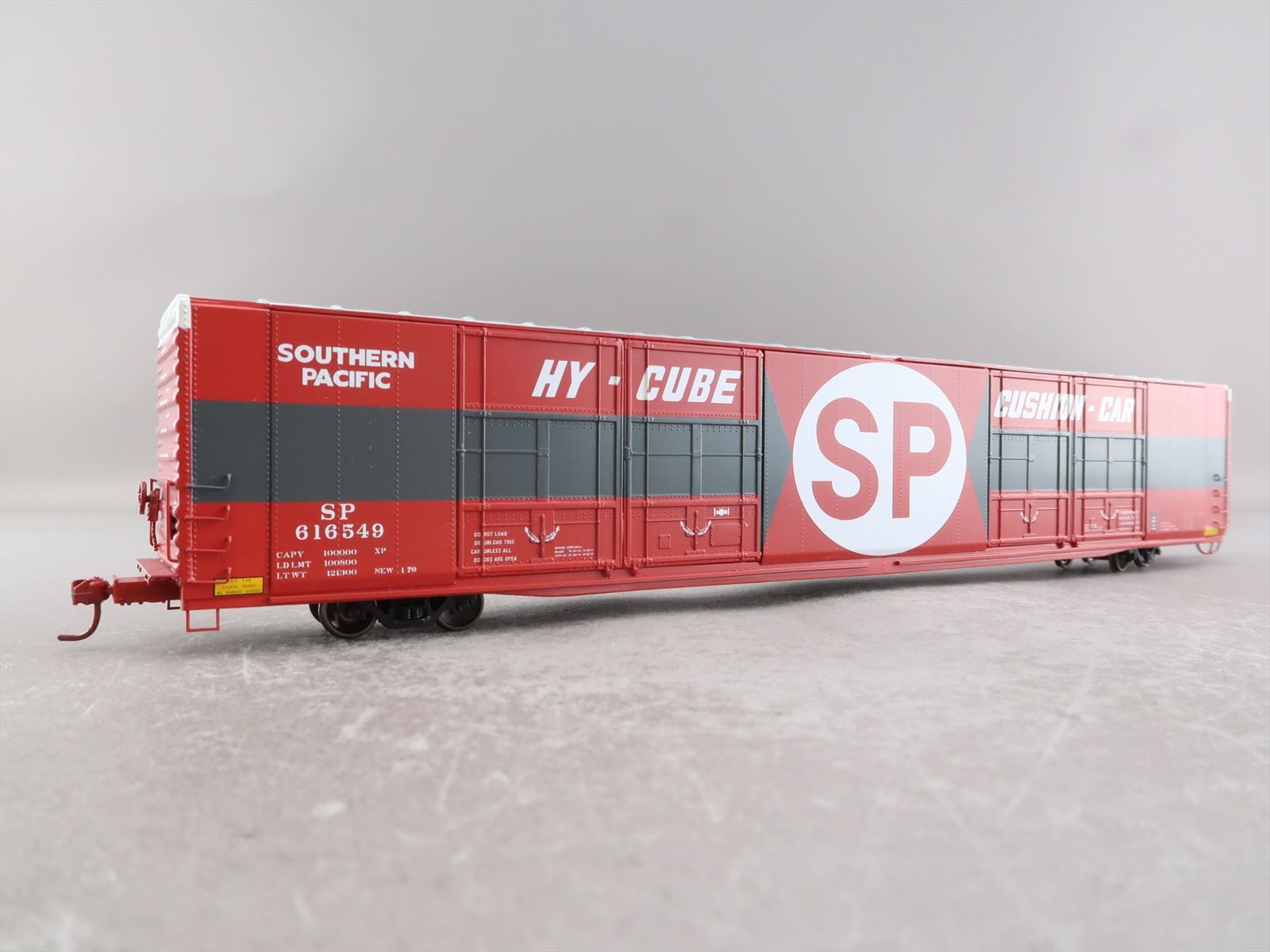 HO Brass Model - LMB SP Southern Pacific 86' Hi-Cube High Cube Boxcar #616549 - Custom by Mitch ...