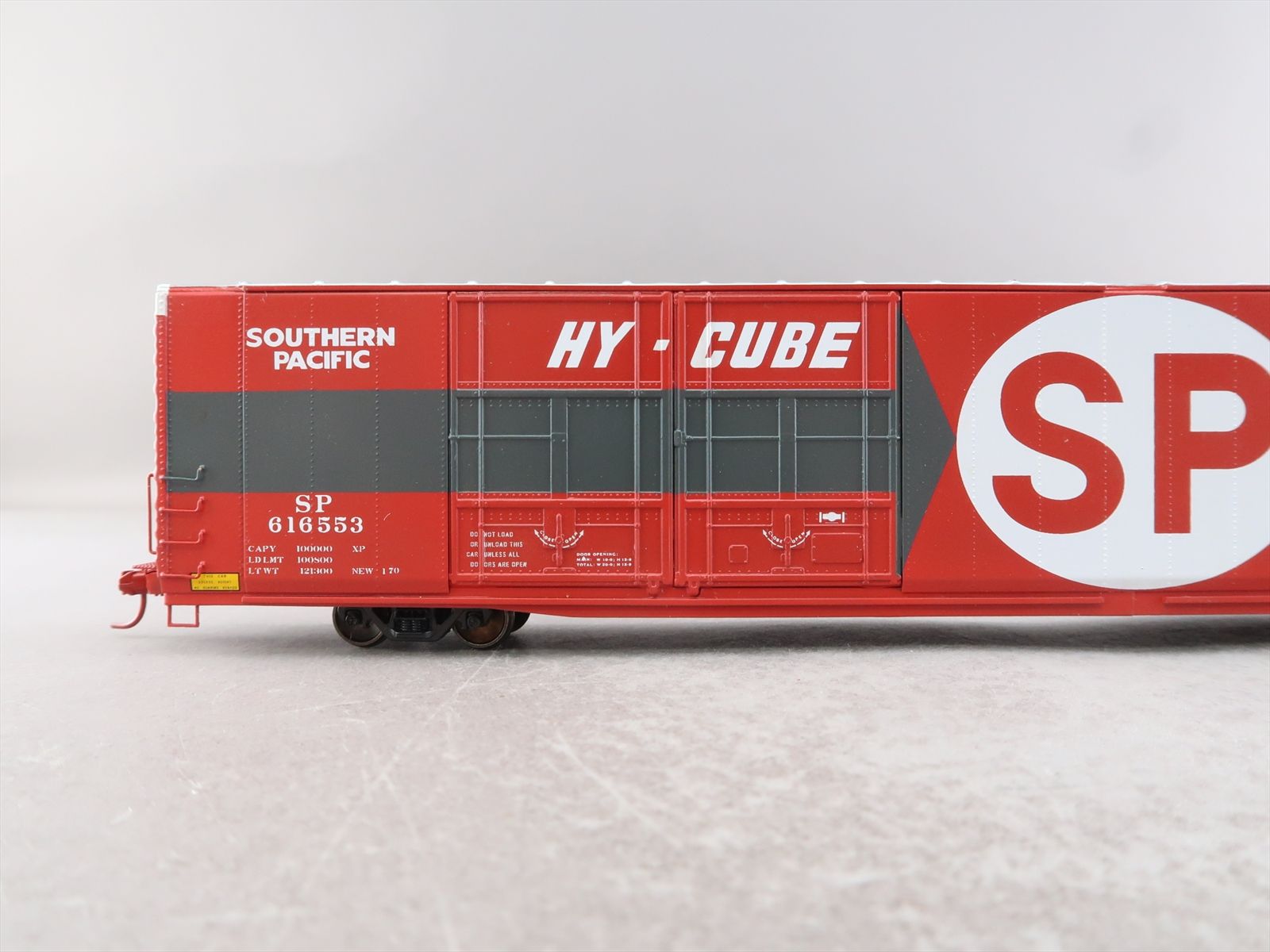 HO Brass Model - LMB SP Southern Pacific 86' Hi-Cube High Cube Boxcar #616553 - Custom by Mitch ...