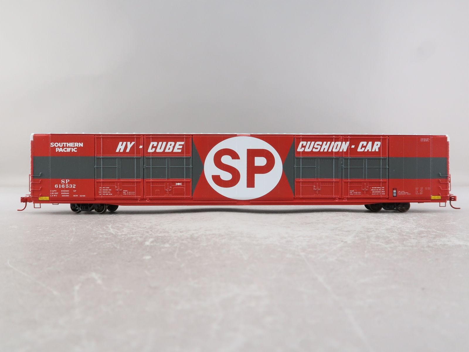 HO Brass Model - LMB SP Southern Pacific 86' Hi-Cube High Cube Boxcar #616532 - Custom by Mitch ...