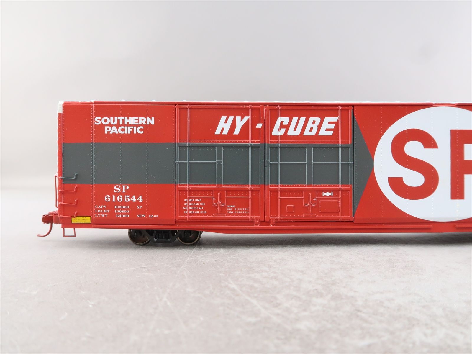 HO Brass Model - LMB SP Southern Pacific 86' Hi-Cube High Cube Boxcar #616544 - Custom by Mitch ...