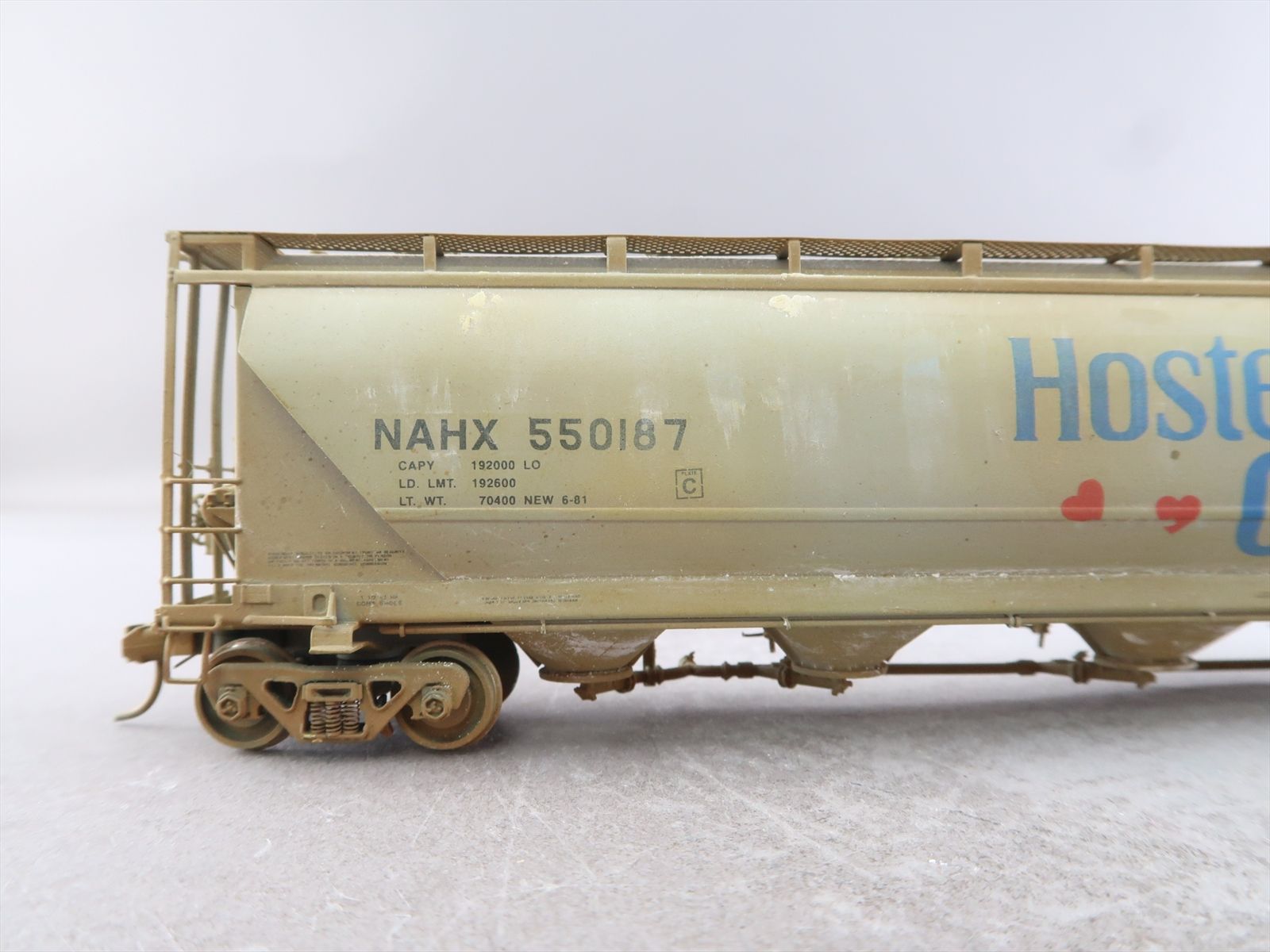 HO Brass Model - OMI 3003 NAHX 5000 Covered Hopper Wonder Bread #550187 ...